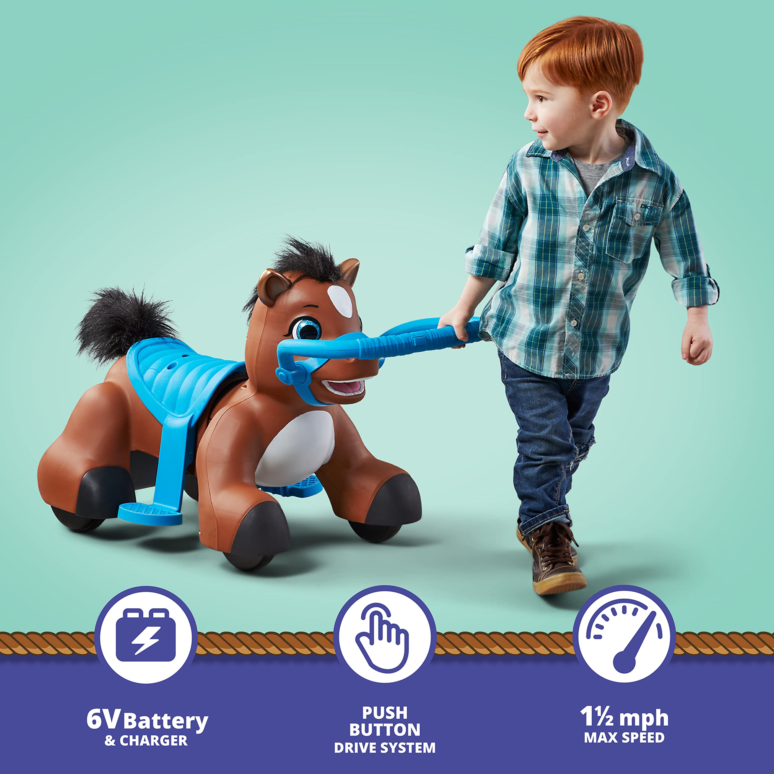 Kid Trax Rideamals Horse Toy...B09C2W4S2G | Encarguelo.com