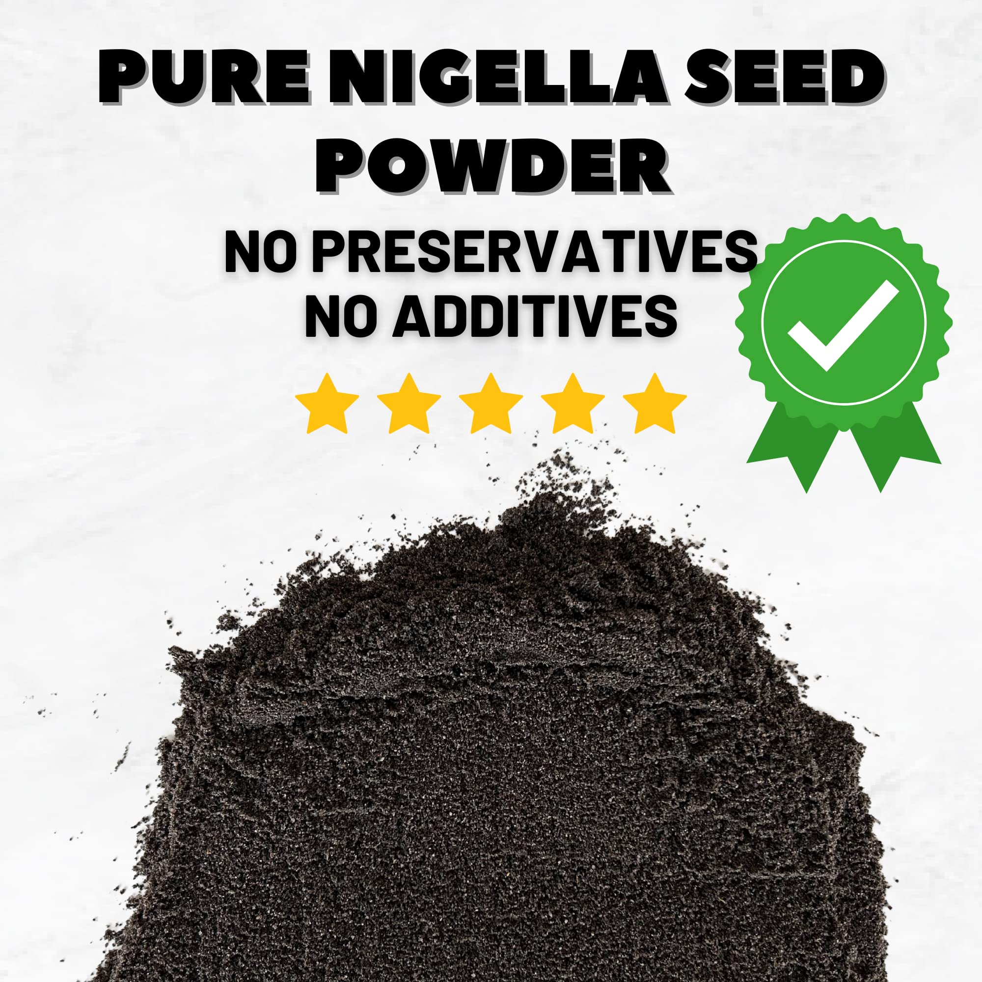 Snapklik.com : Organic Black Seed Powder, , Ground, 10 Ounces, Also ...