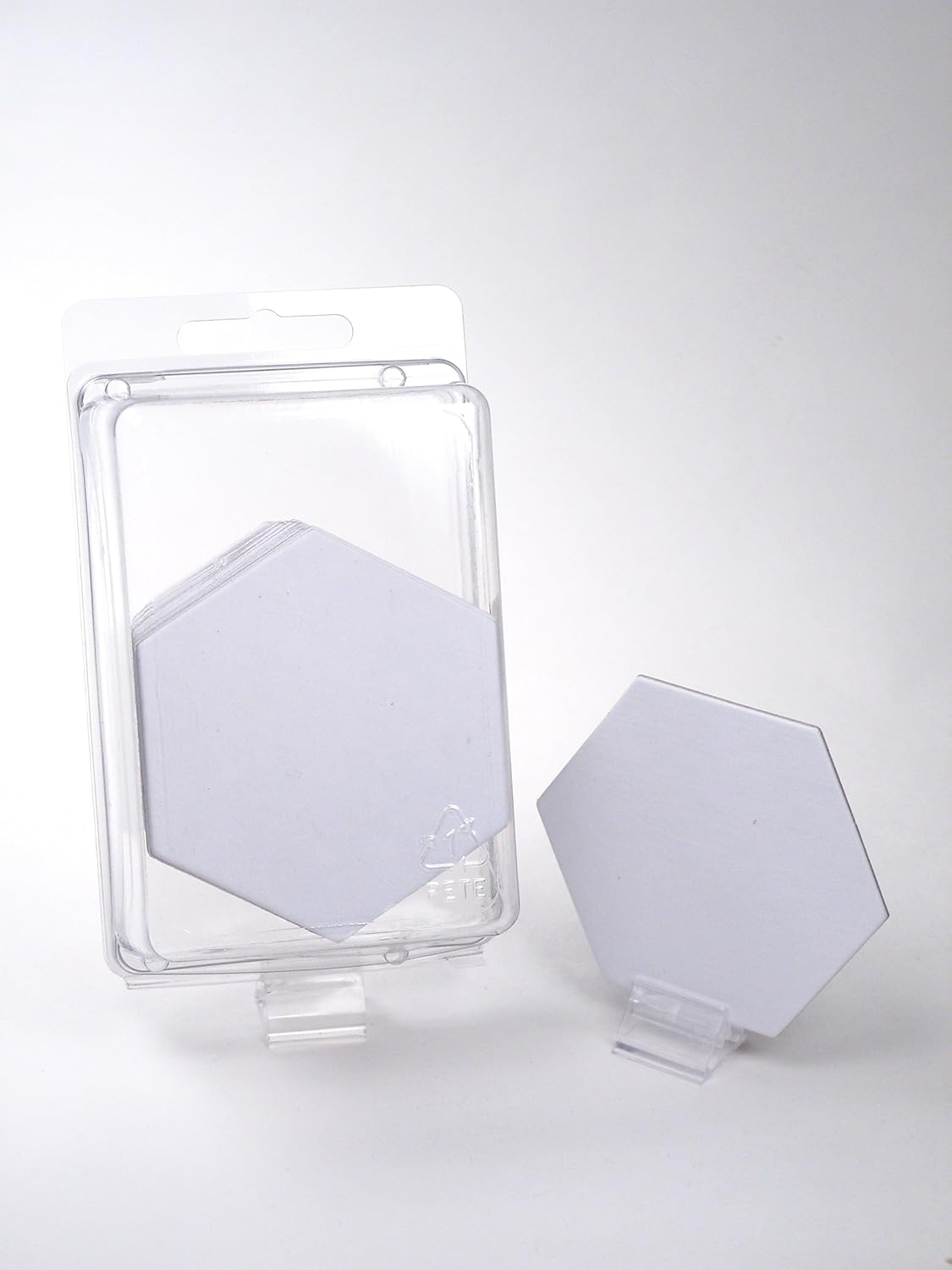 Value Pack of 30 - Blank 2.5" Hexagon Hex Board Game Chits Tiles ...