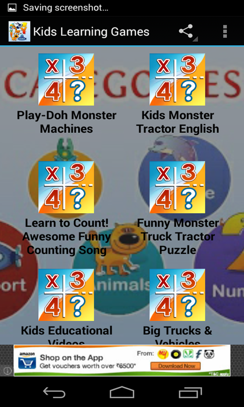 Kids Learning Games - App on Amazon Appstore