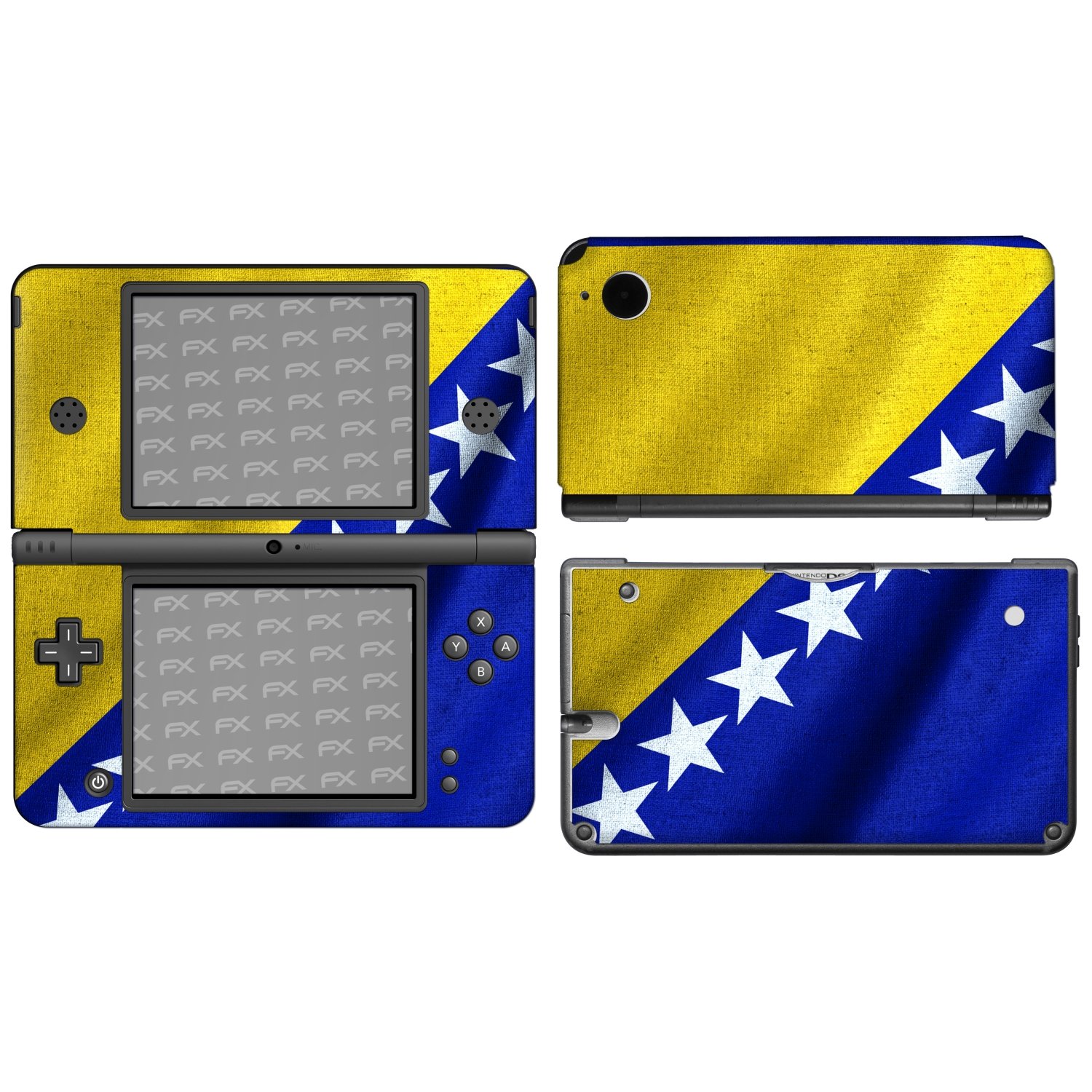 Amazon.com: Nintendo DSi XL Design Skin "flag of Bosnia" Decal Sticker ...