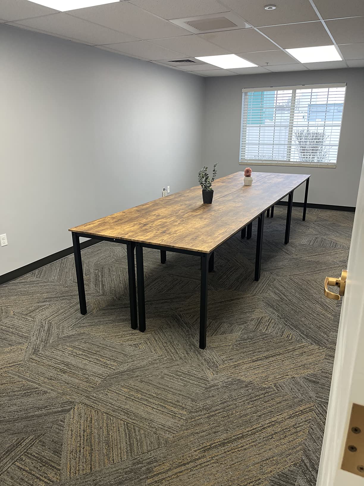 $52/mo - Finance Bonzy Home Conference Tables 24ft Office Computer Desk ...