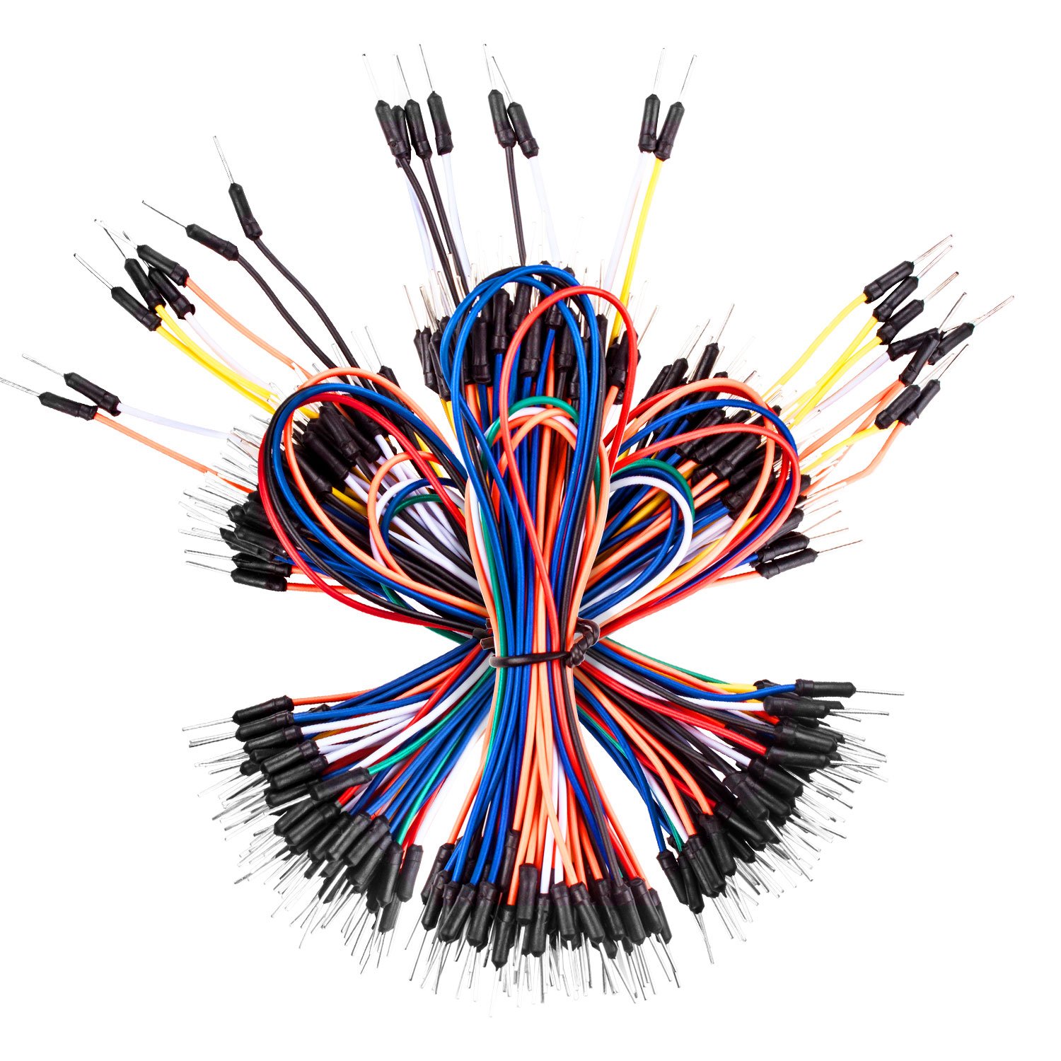 Snapklik.com : Breadboard Jumper Wires 195pcs Multicolored Dupont Wire ...