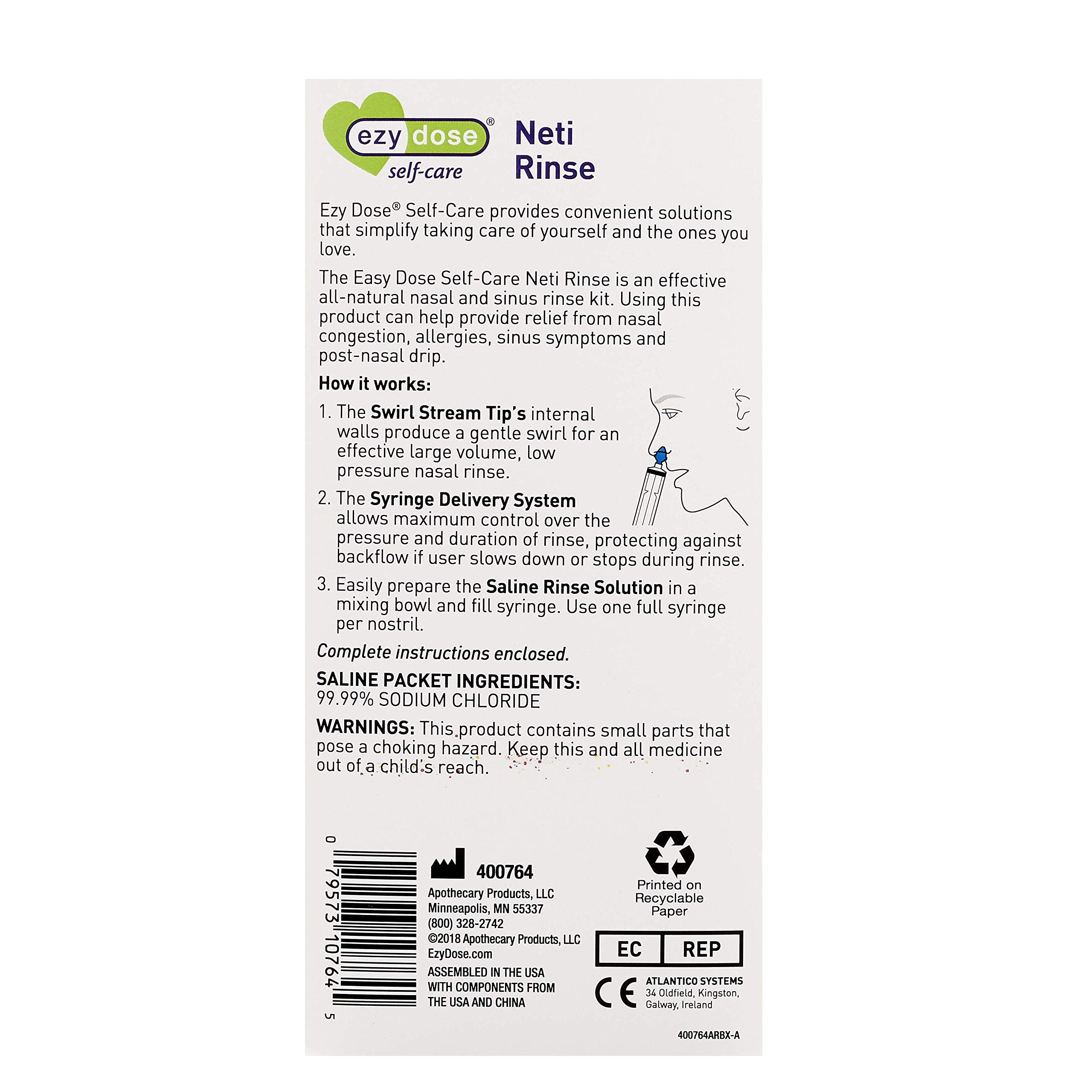 Snapklik.com : Sinus And Allergy Relief Syringe, Nose Rinse Kit For ...