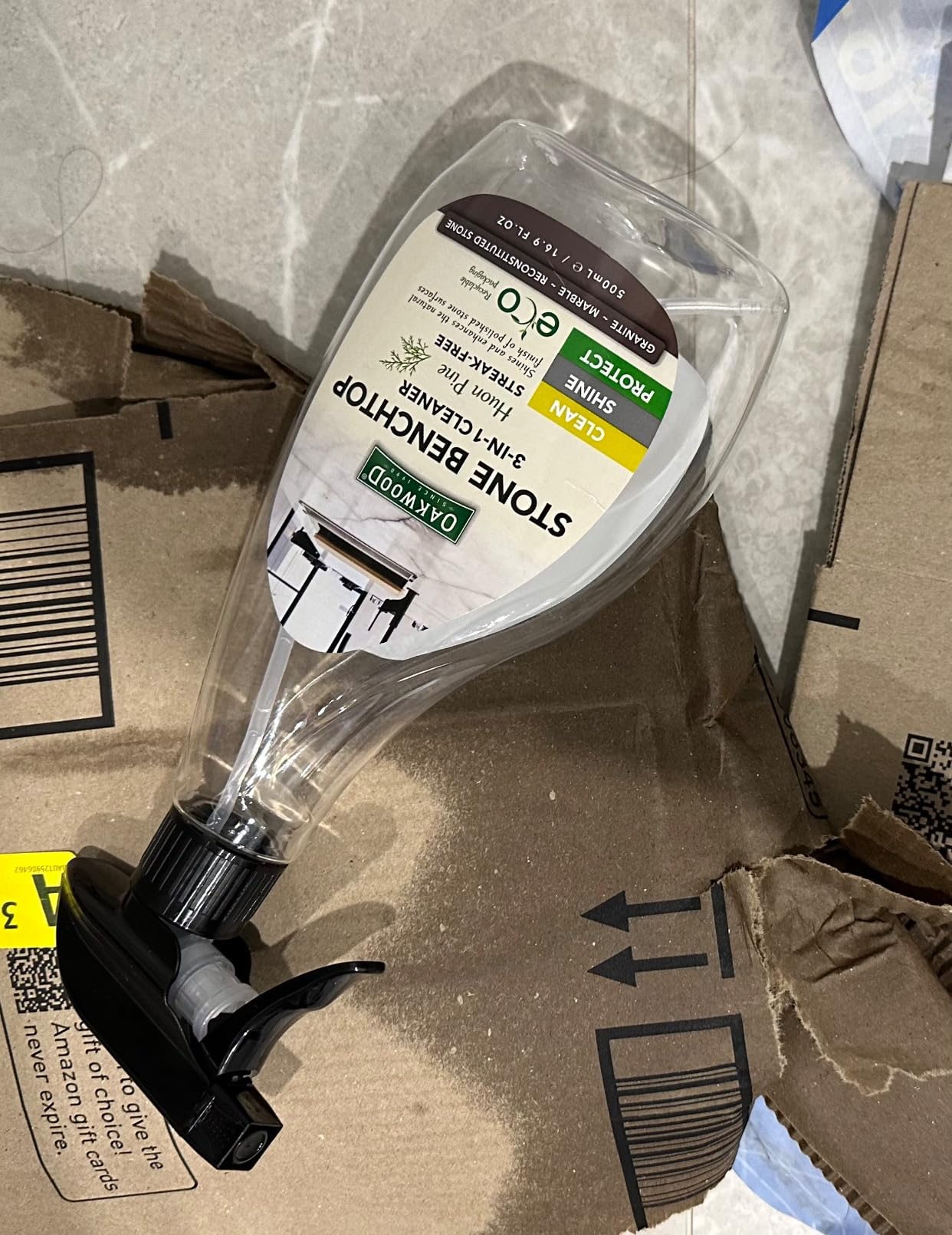 Oakwood 3-In-1 Stone Benchtop Cleaner, Multicolor, 500 ml : Amazon.com ...