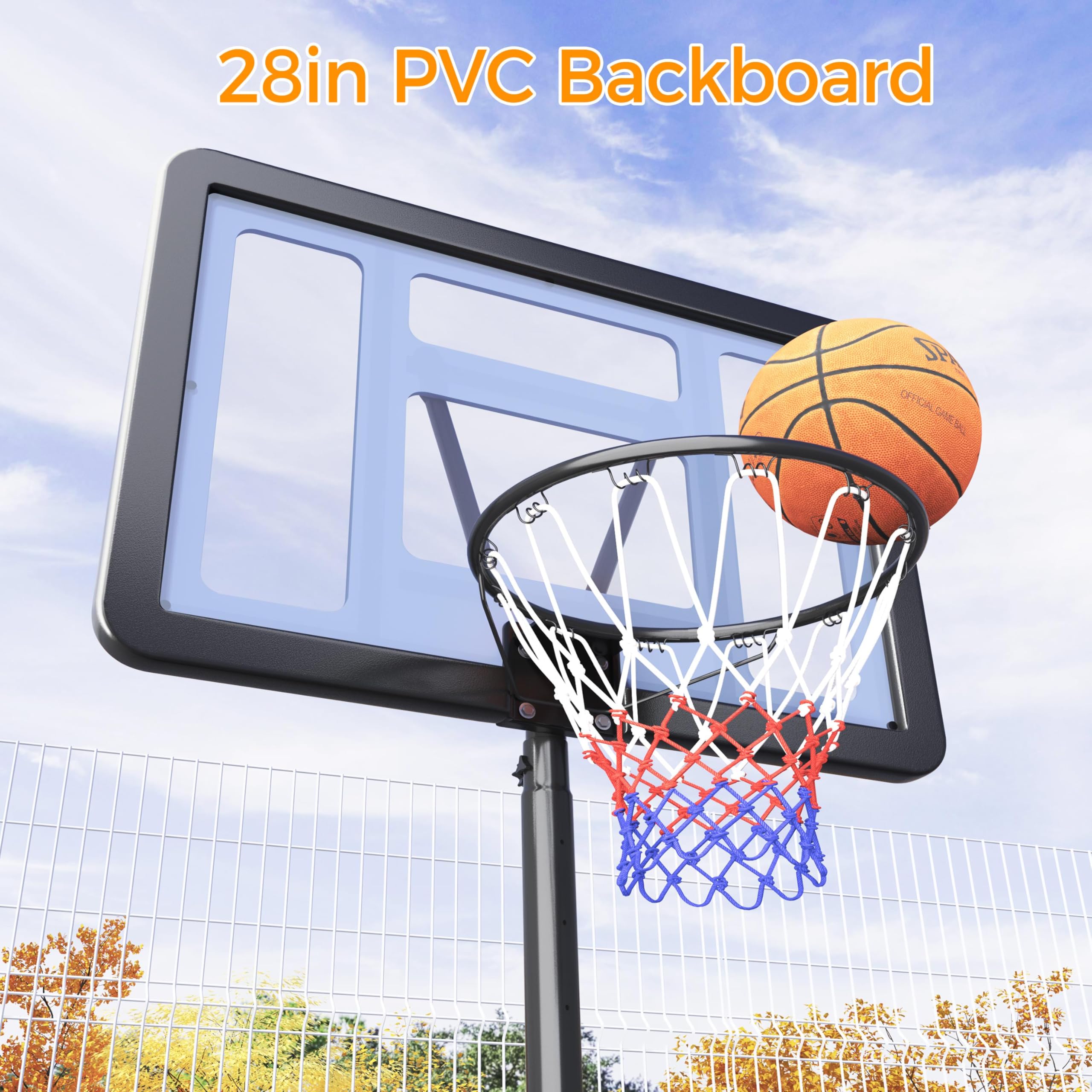 Snapklik.com : Portable Basketball Hoop System Removable Basketball ...