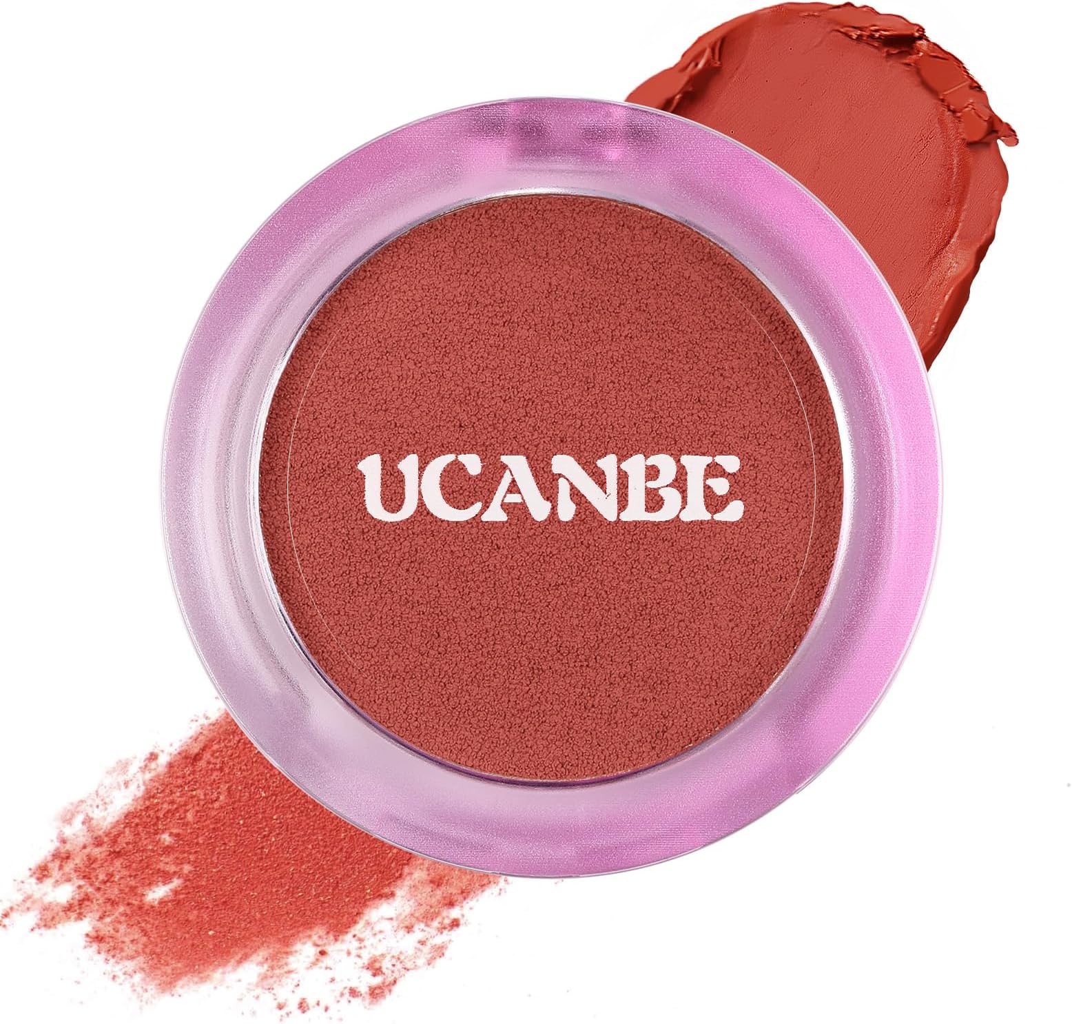 Amazon.com : UCANBE Matte Cream-To-Powder Blush Makeup Palette, Highly ...