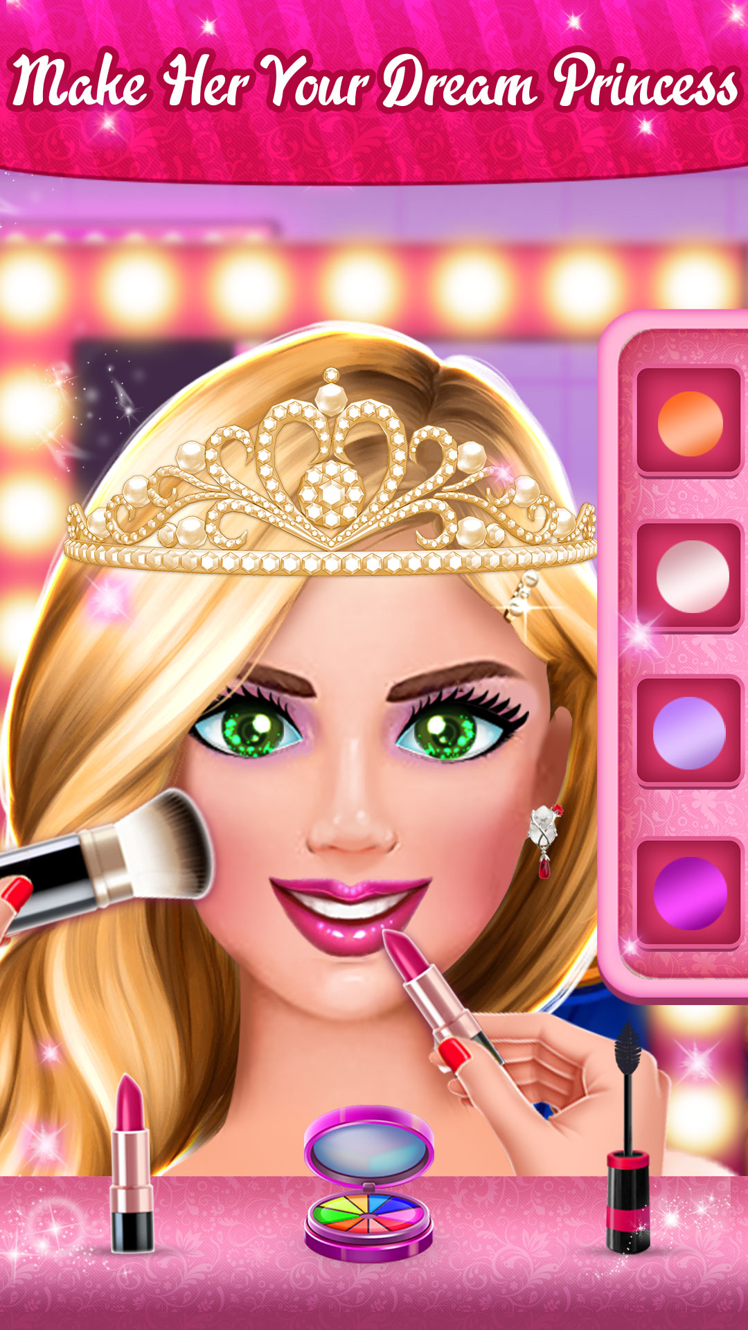 Makeover & Beauty Salon Games Snow Queen: Dress Up and Makeup princess makeover salon for girly ...