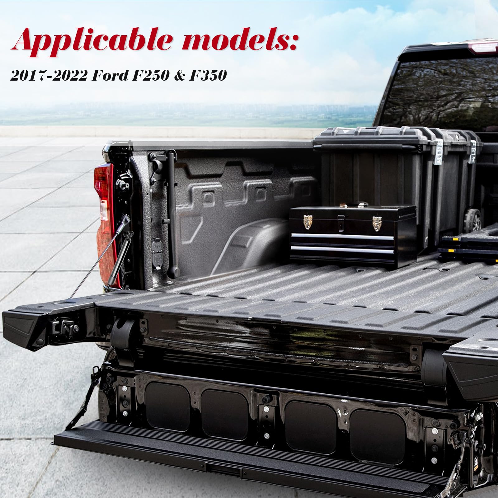 Snapklik.com : 43205 Truck Tailgate Assist Shock Damper Fit For Super ...