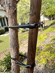 Amazon.com : 32" Tree Ties with complimentary Nail (Black) (10 Pack ...