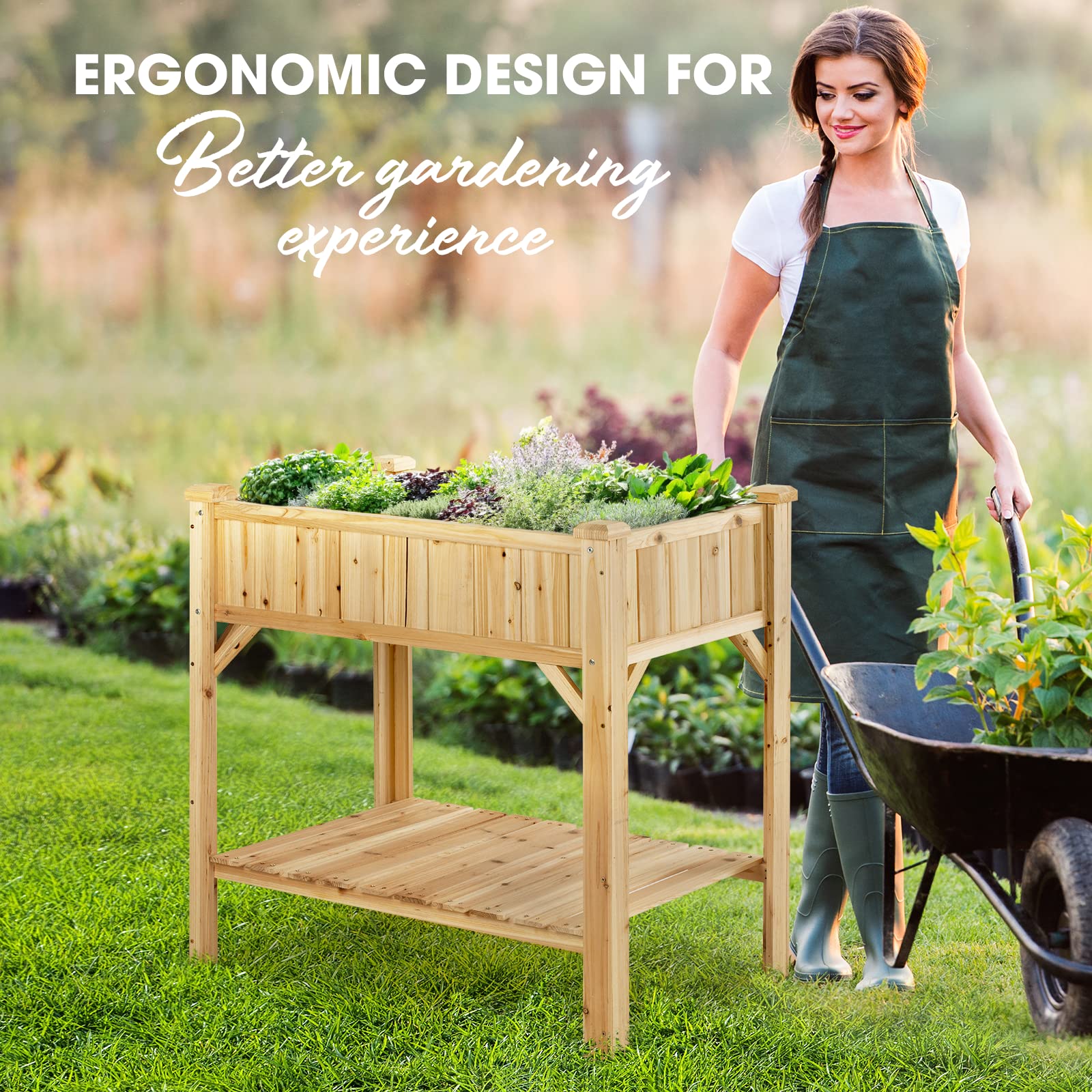 Snapklik.com : Idzo Raised Garden Bed