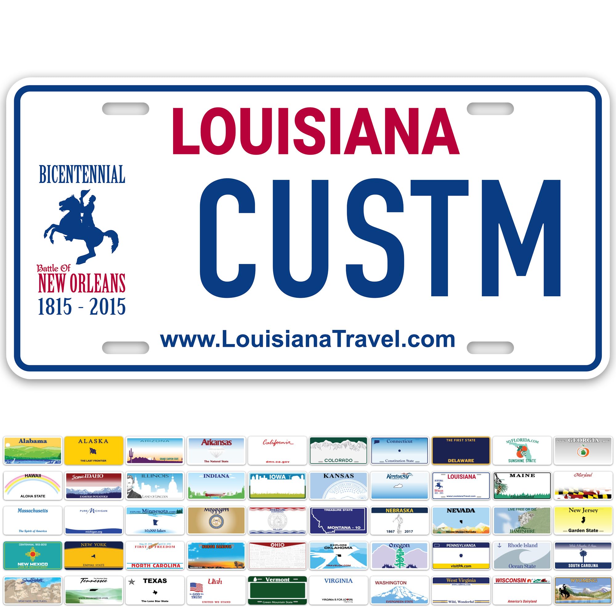 Louisiana License Plates