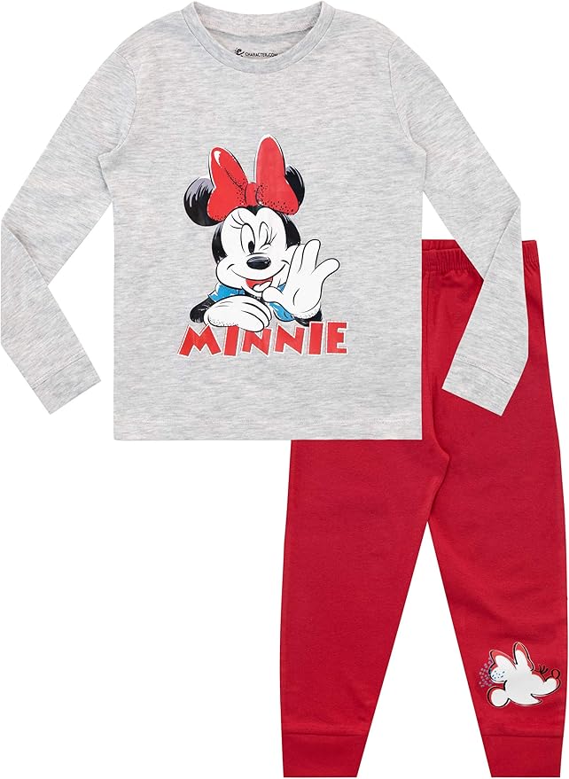 Amazon.com: Disney Girls Minnie Mouse Pajamas Red Size 4: Clothing ...
