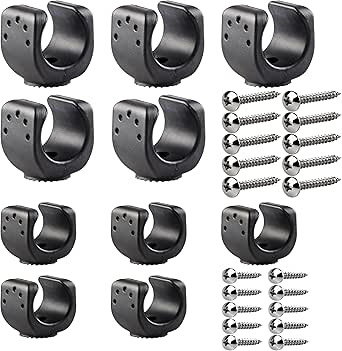 Vagocom 10Pcs Universal Flashlight Holder with Screws,Torch Mounting ...