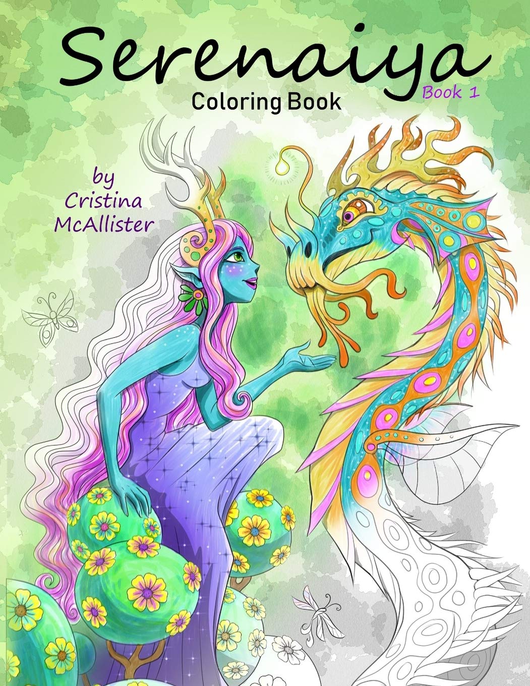 Serenaiya Coloring Book: Book 1: McAllister, Cristina: 9781082737886 ...