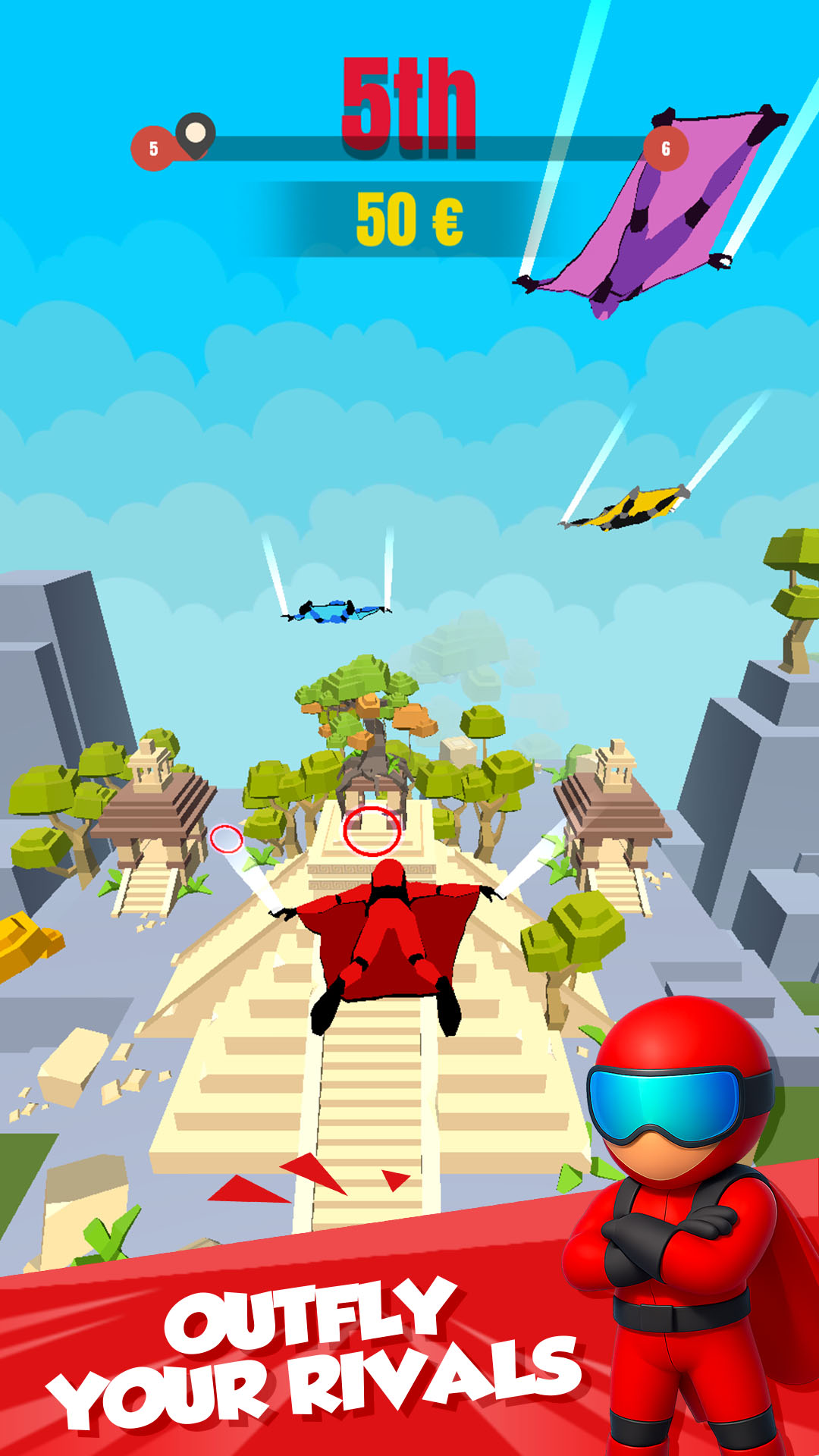 Wing Suit Wind Rider: Flying Game Flight Simulator Skydiving Racing ...
