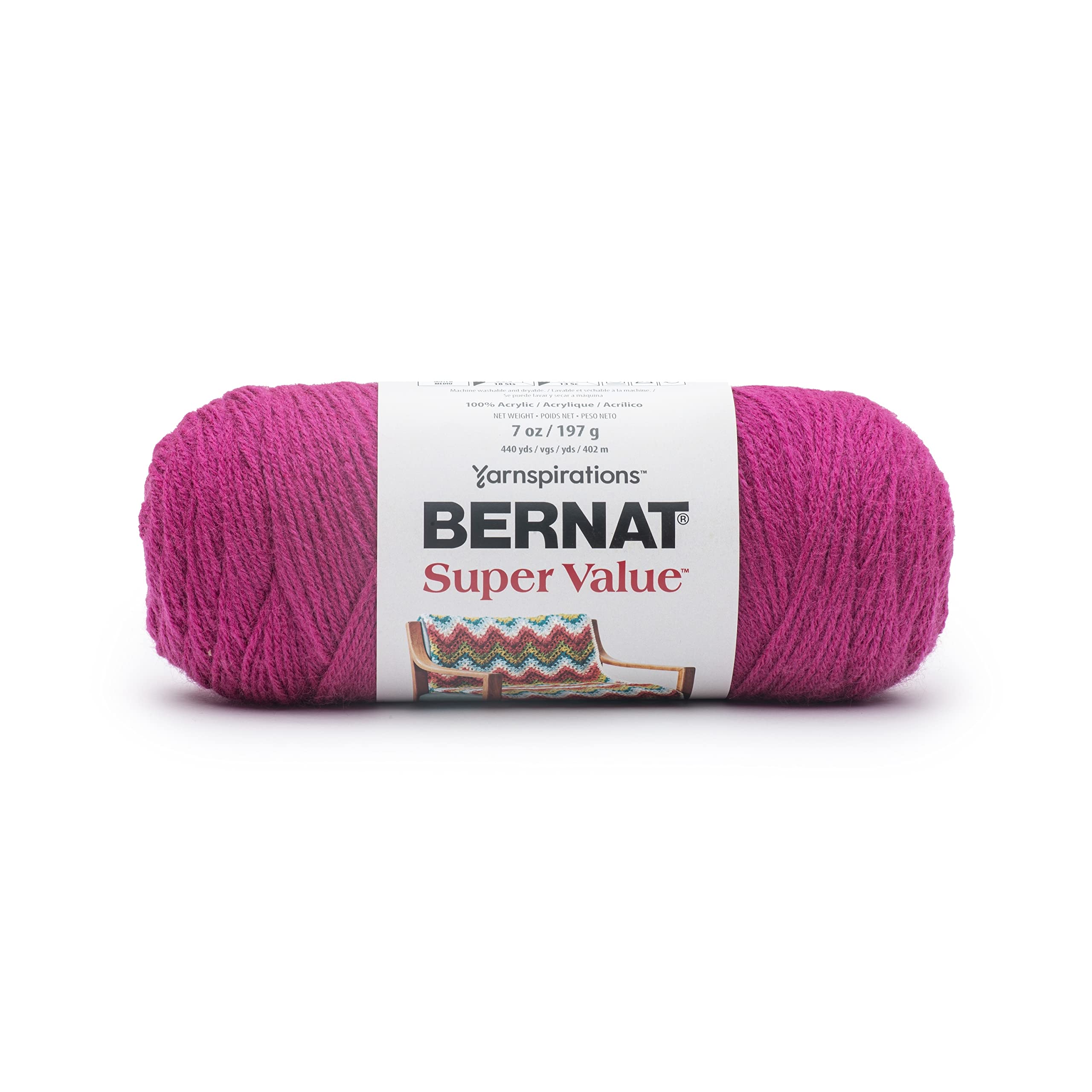 Amazon.com: Bernat Yarn, Raspberry