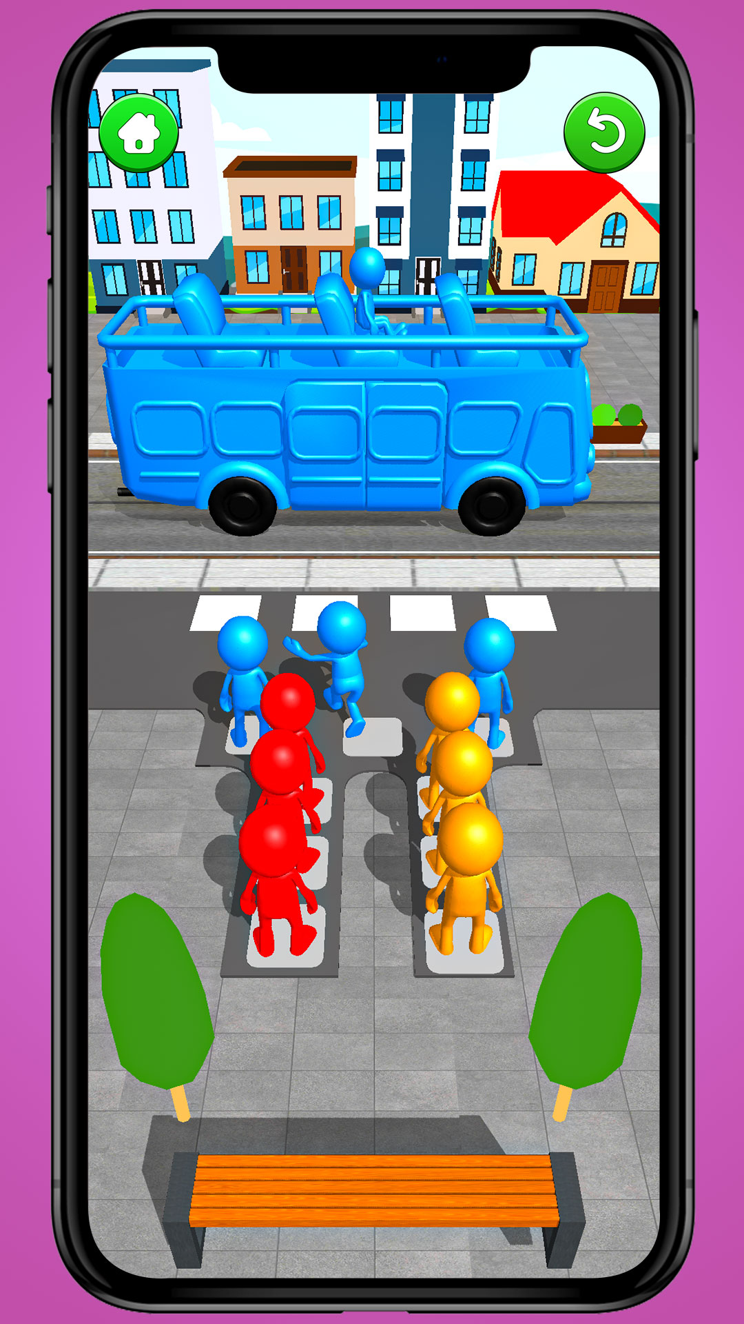 Bus Jam Color Match Puzzle! Bus Seat Jam Coloring Match Sort Parking ...