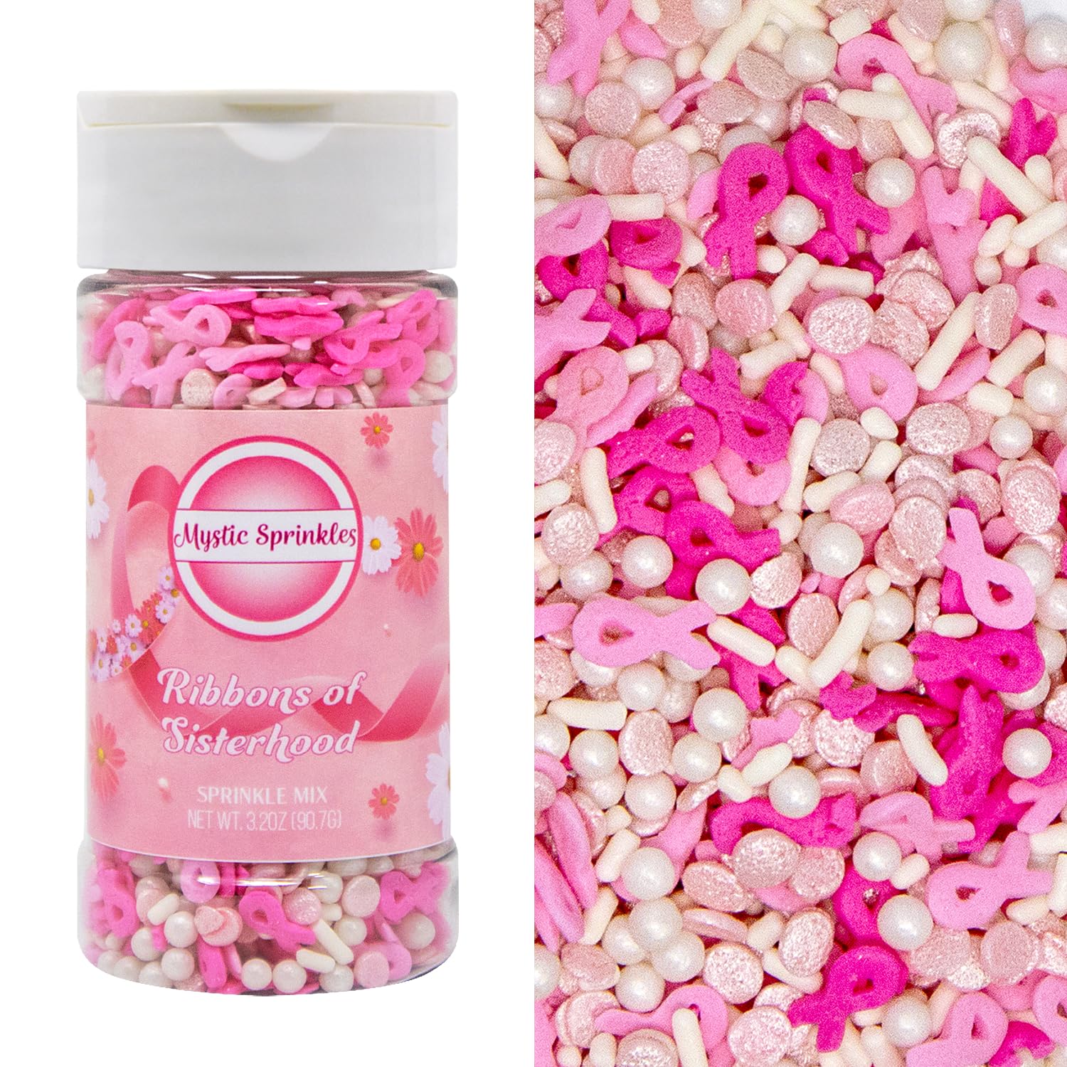 Amazon.com: Mystic Sprinkles Fight Breast Cancer Collection Sprinkle ...