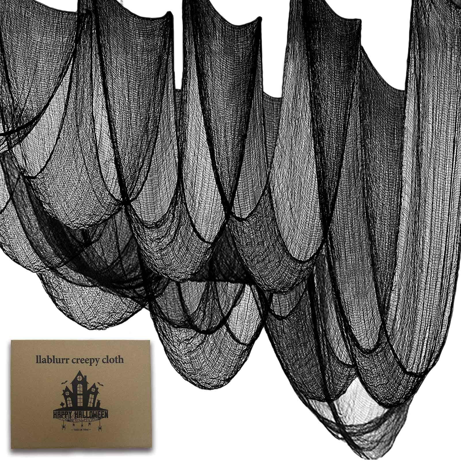 Amazon.com: llablurr Halloween Creepy Cloth 6Pcs Halloween Cloth 30×75 ...