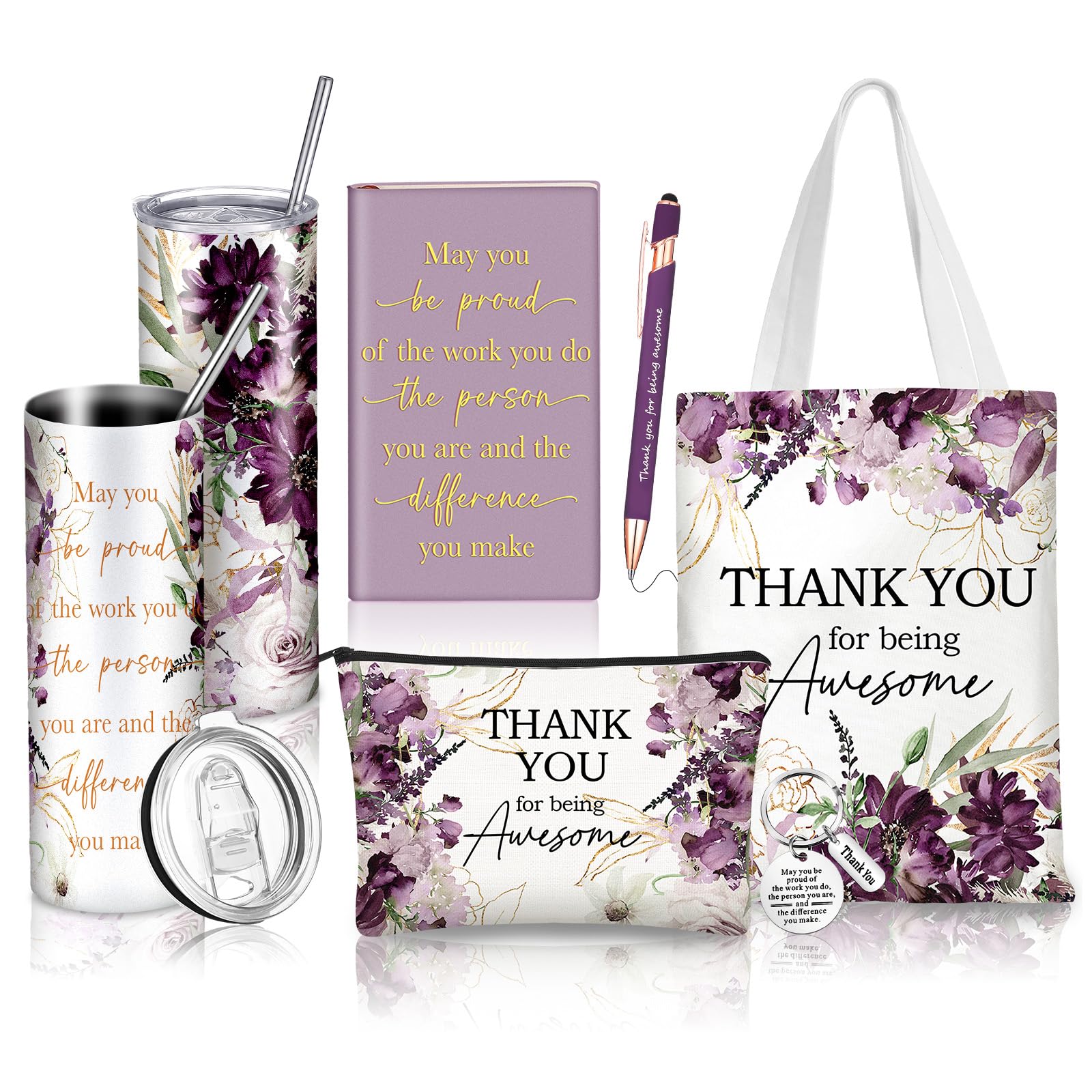 Amazon.com: Wiwiqing 6 Pcs Employee Appreciation Gift Set for Women ...