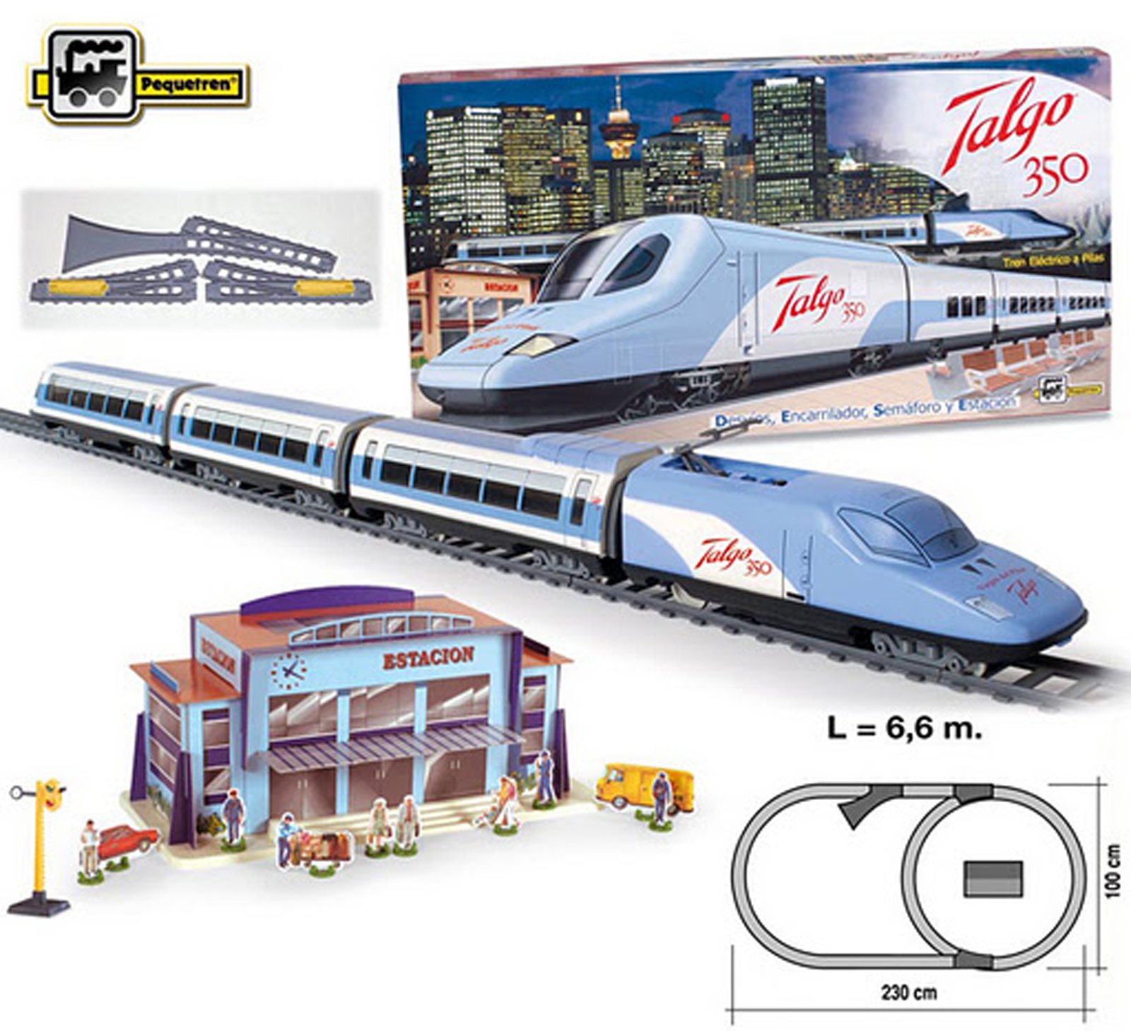 Onogal Train And Trams Electric Train Talgo 350 Super Circuit ...