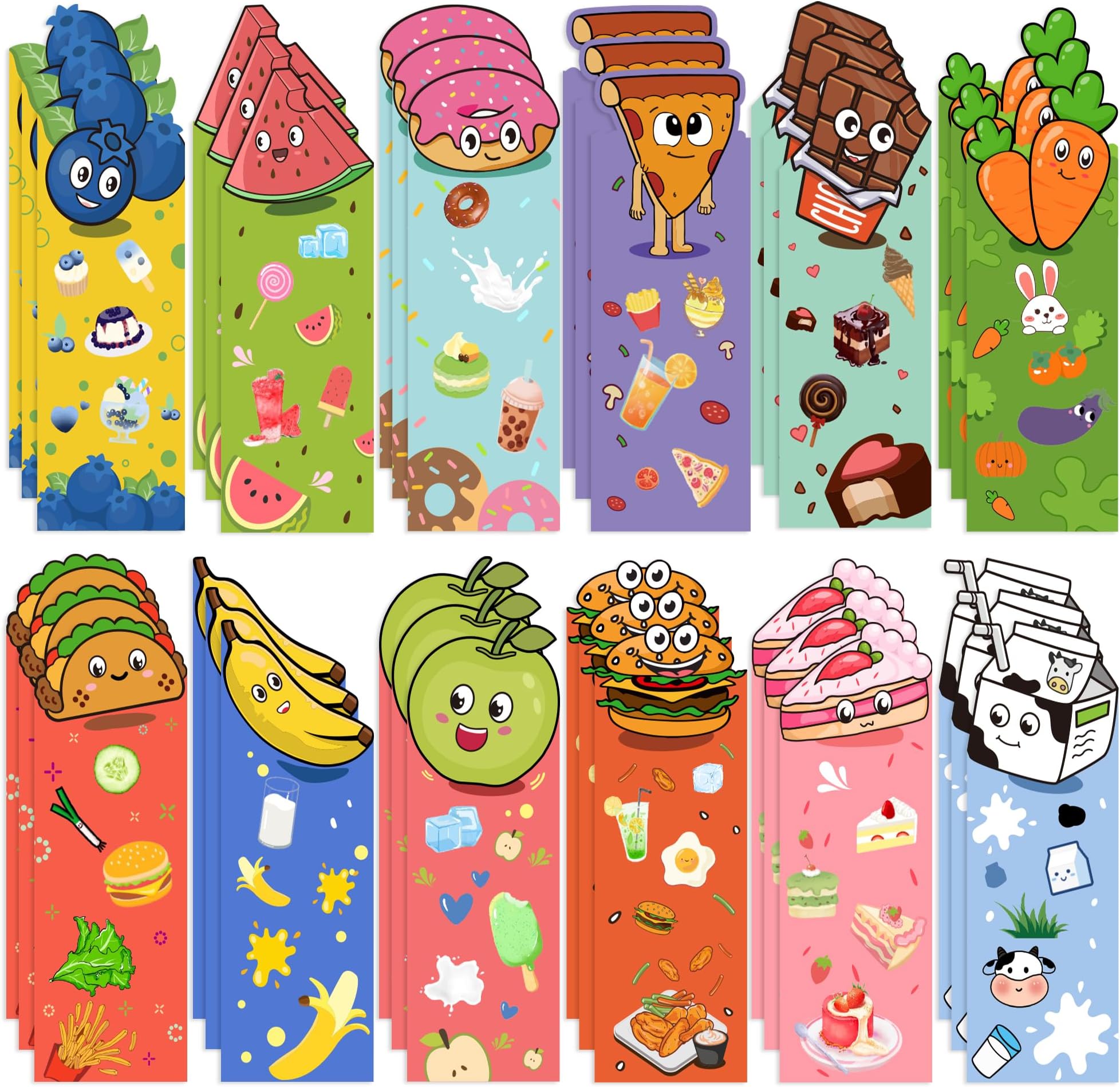 Amazon.com : Outus 90 Pcs Cute Animal Bookmarks for Kids Funny Cartoon ...