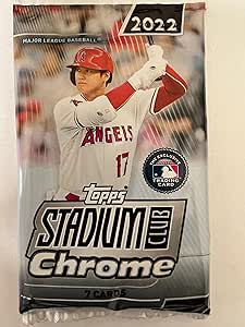 Amazon.com: 2022 Topps Stadium Club Chrome Baseball MLB Blaster Box ...