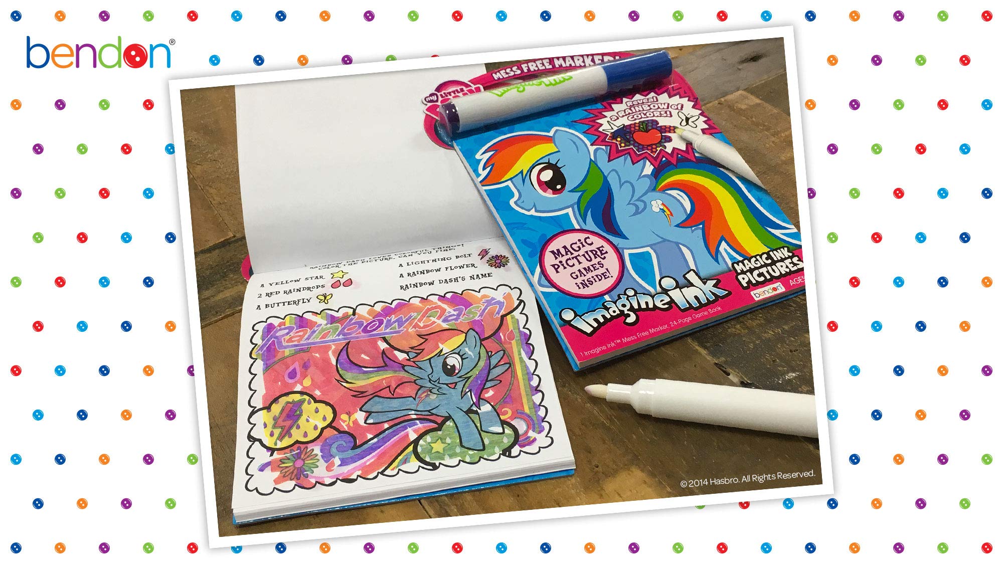 Buy My Little Pony Rainbow Dash 24-Page Imagine Ink Magic Ink Pictures ...