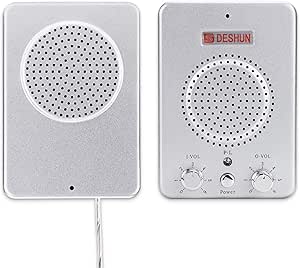 Amazon.com: DESHUN Window intercom System Dual Way, Window Speakers, A walkie-Talkie That can be ...