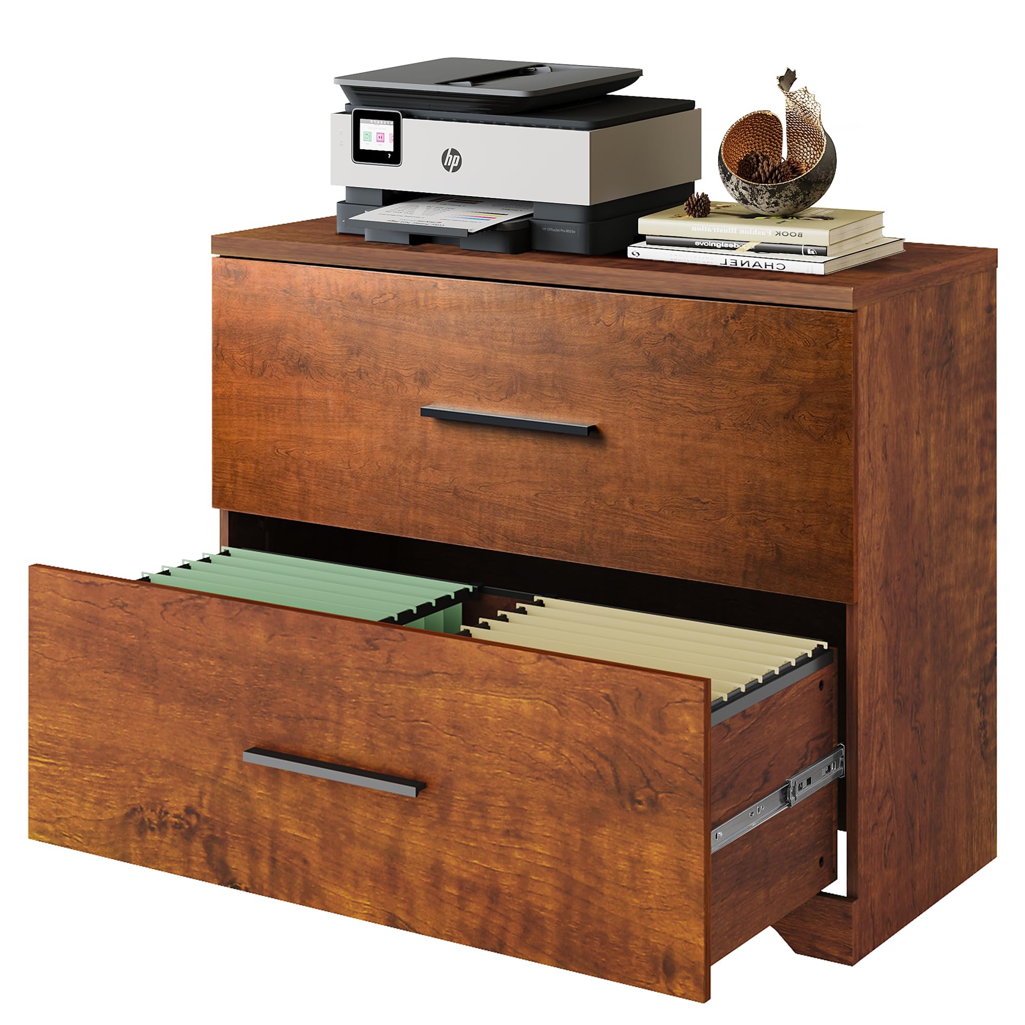 Snapklik.com : DEVAISE 2 Drawer Wood Lateral File Cabinet