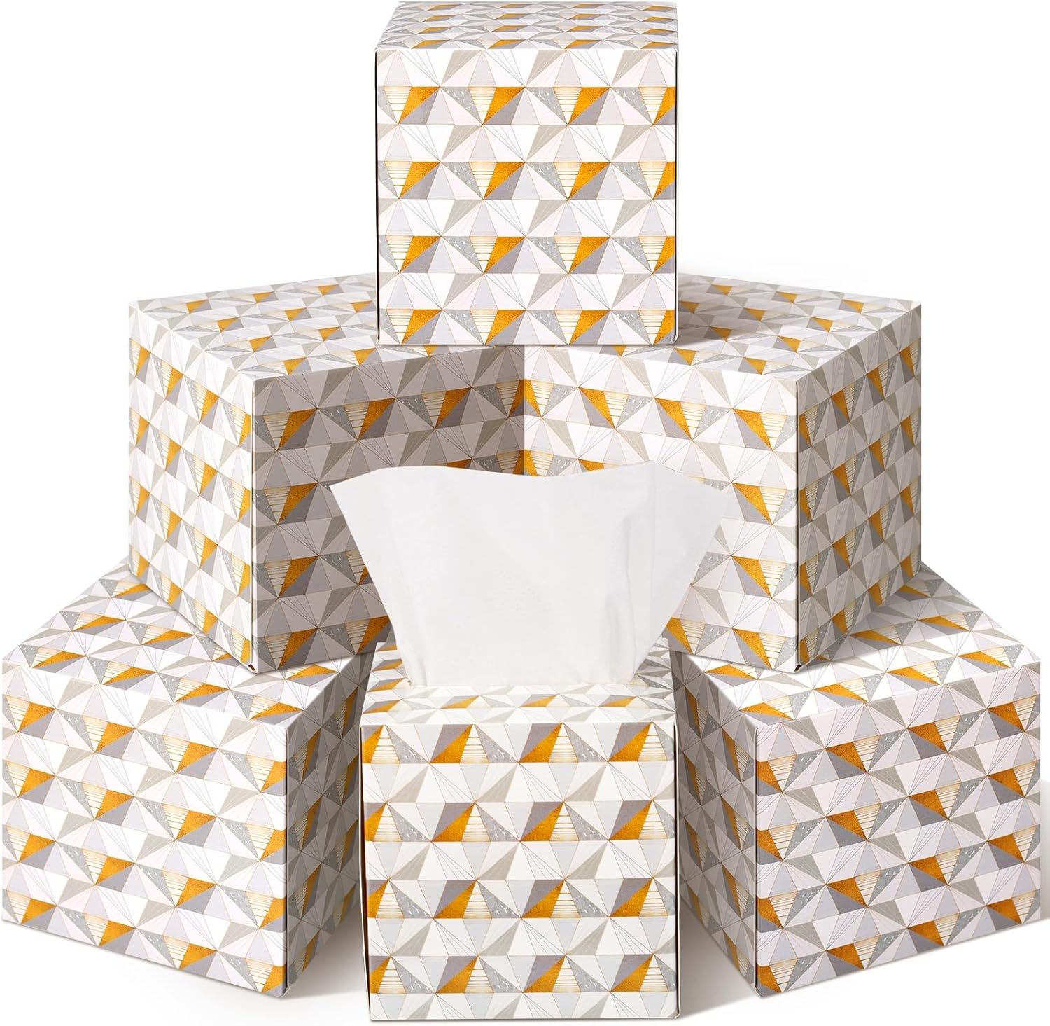 Amazon.com: Zonon 12 Pcs Square Tissues Cube Box Travel Tissue Box ...