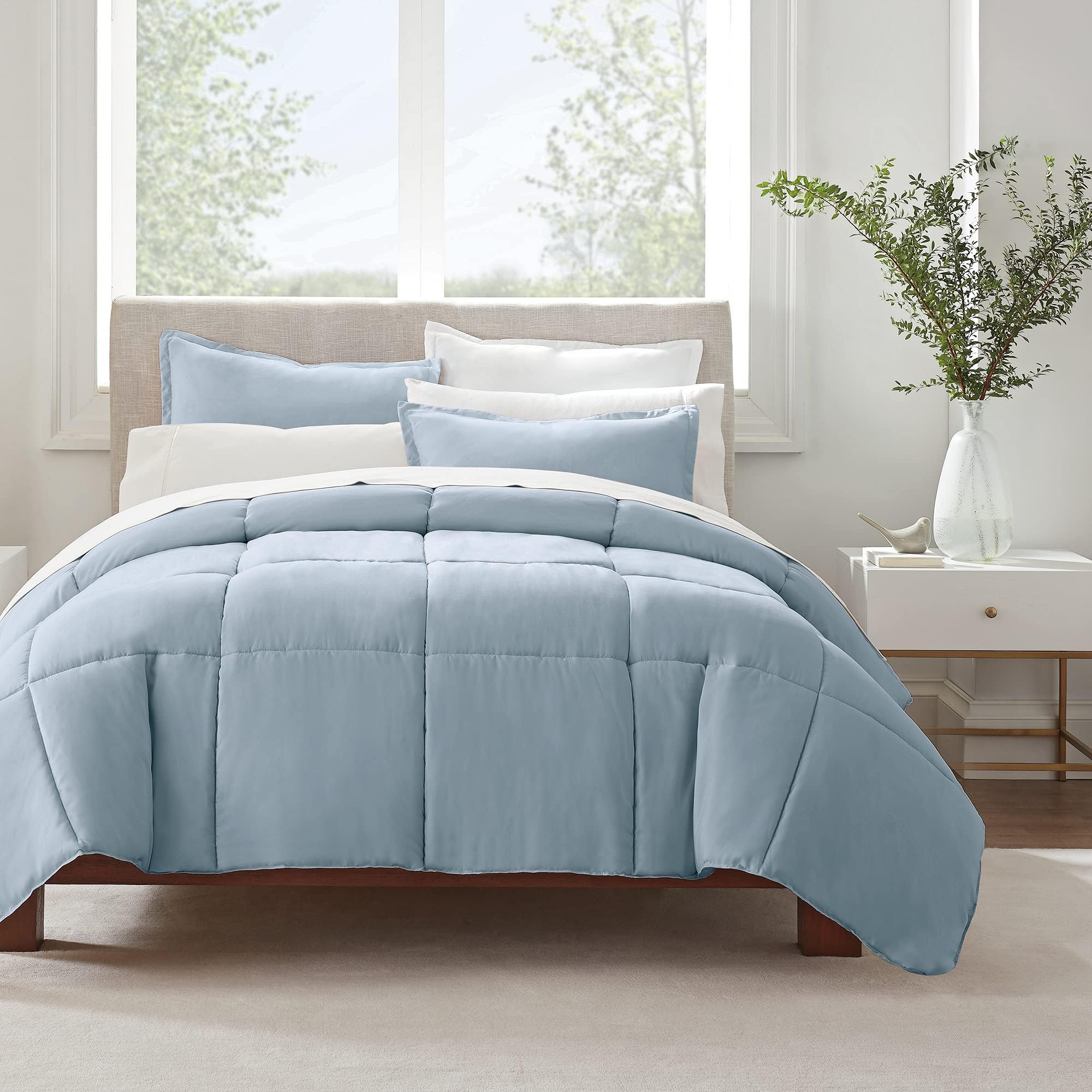 Truly Soft Everyday Cs1969lbtx 1500 Pleated Comforter Set