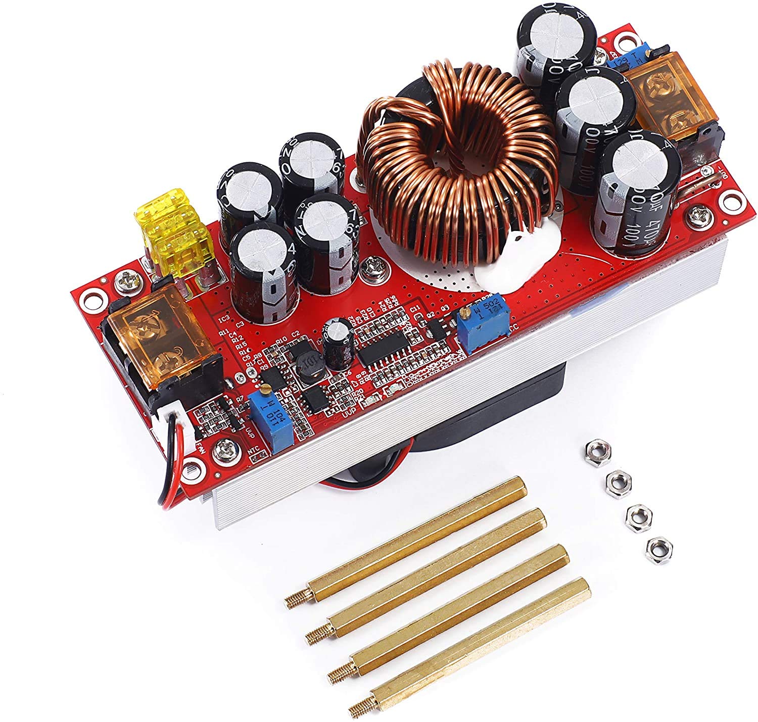 Buy ZHITING 1500W 30A DC-DC Boost Converter, 10-60V to 12-90V 30A Step ...