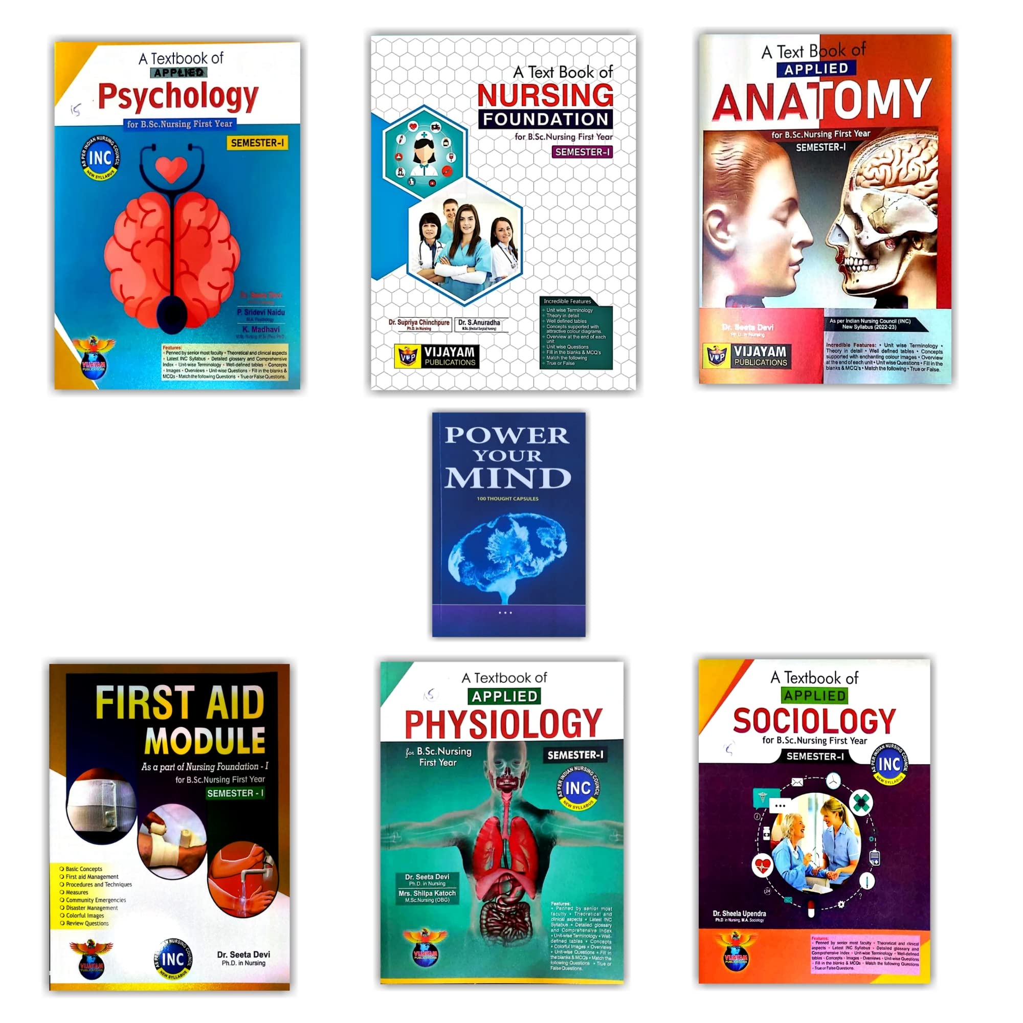 Buy Bsc Nursing First year (semester-1) Text books - Nursing Foundation ...