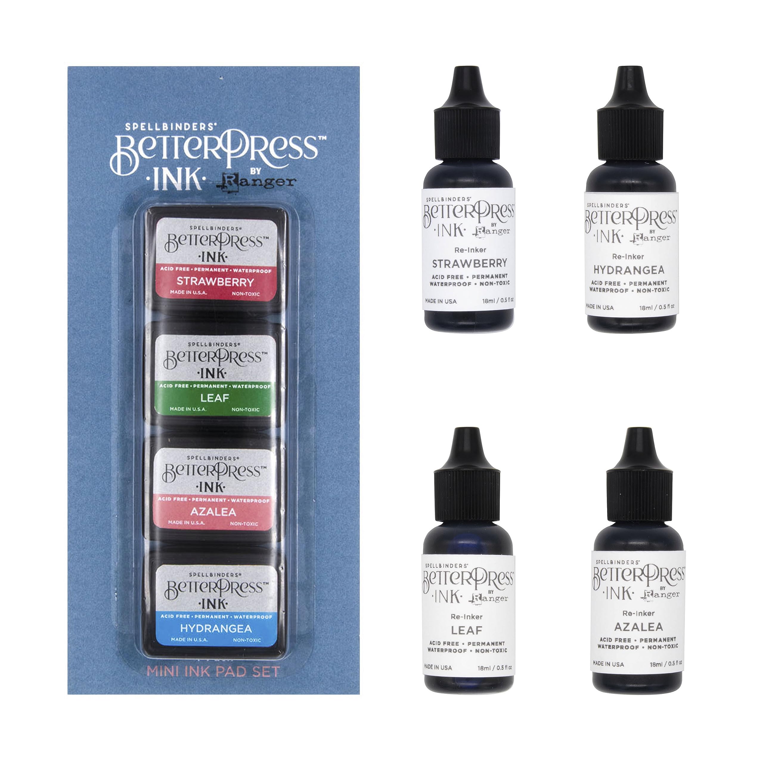 Amazon.com: Spellbinders BetterPress LetterPress Ink Pad & Reinkers ...