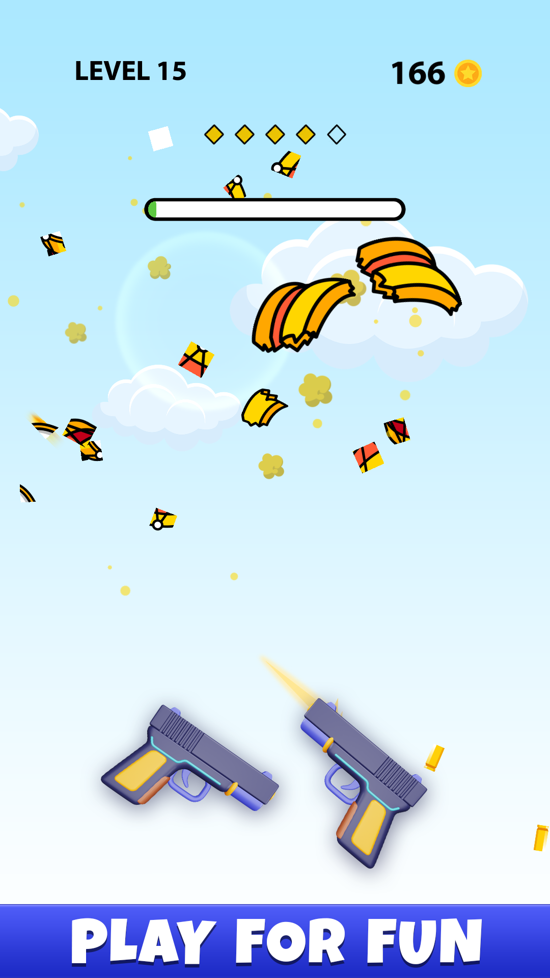 Double Shoot Toy Guns Game – Shoot the Target to Break It With Double ...
