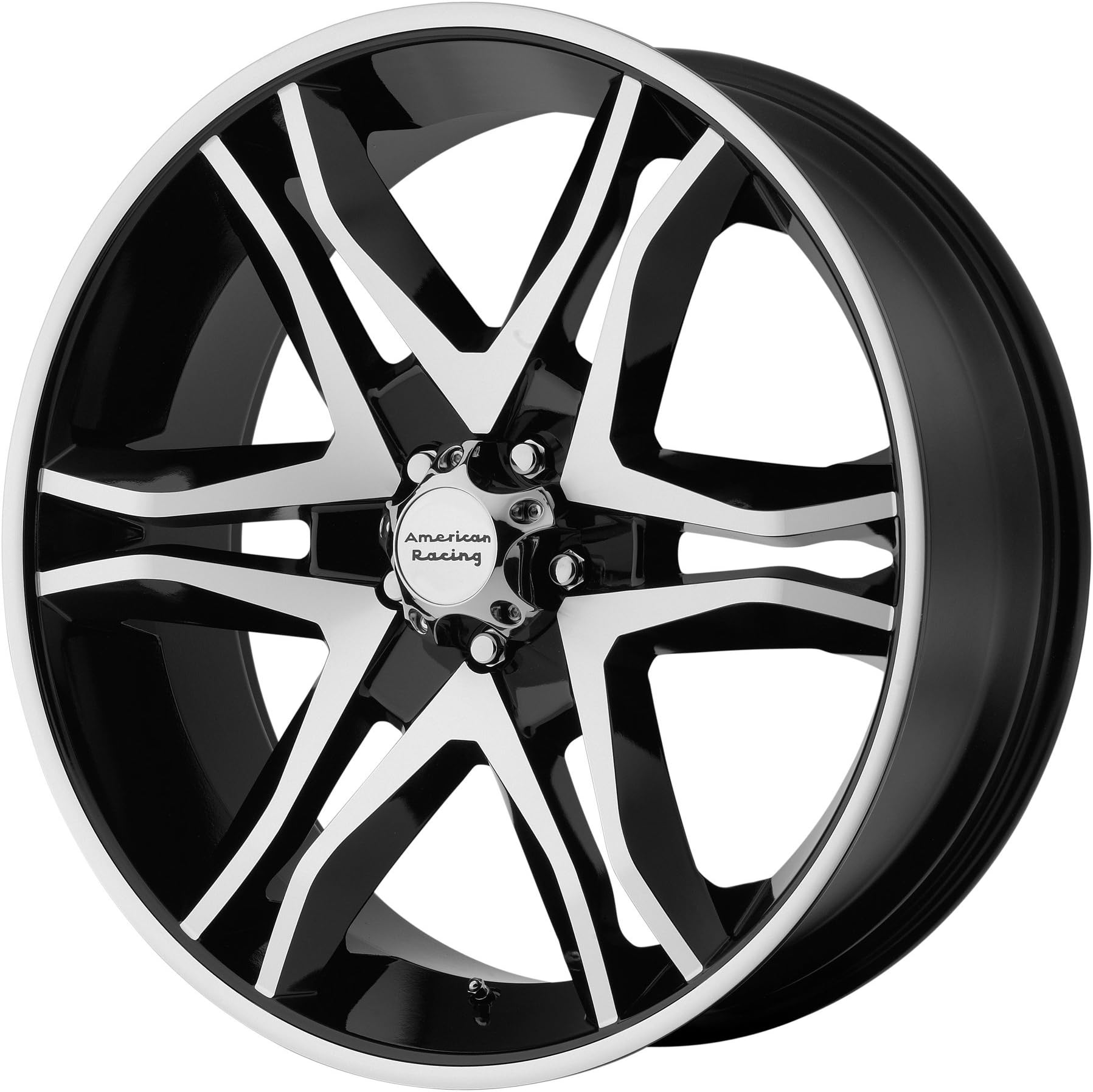 Amazon.com: American Racing AR893 Mainline Chrome Machined Wheel (17x8 ...