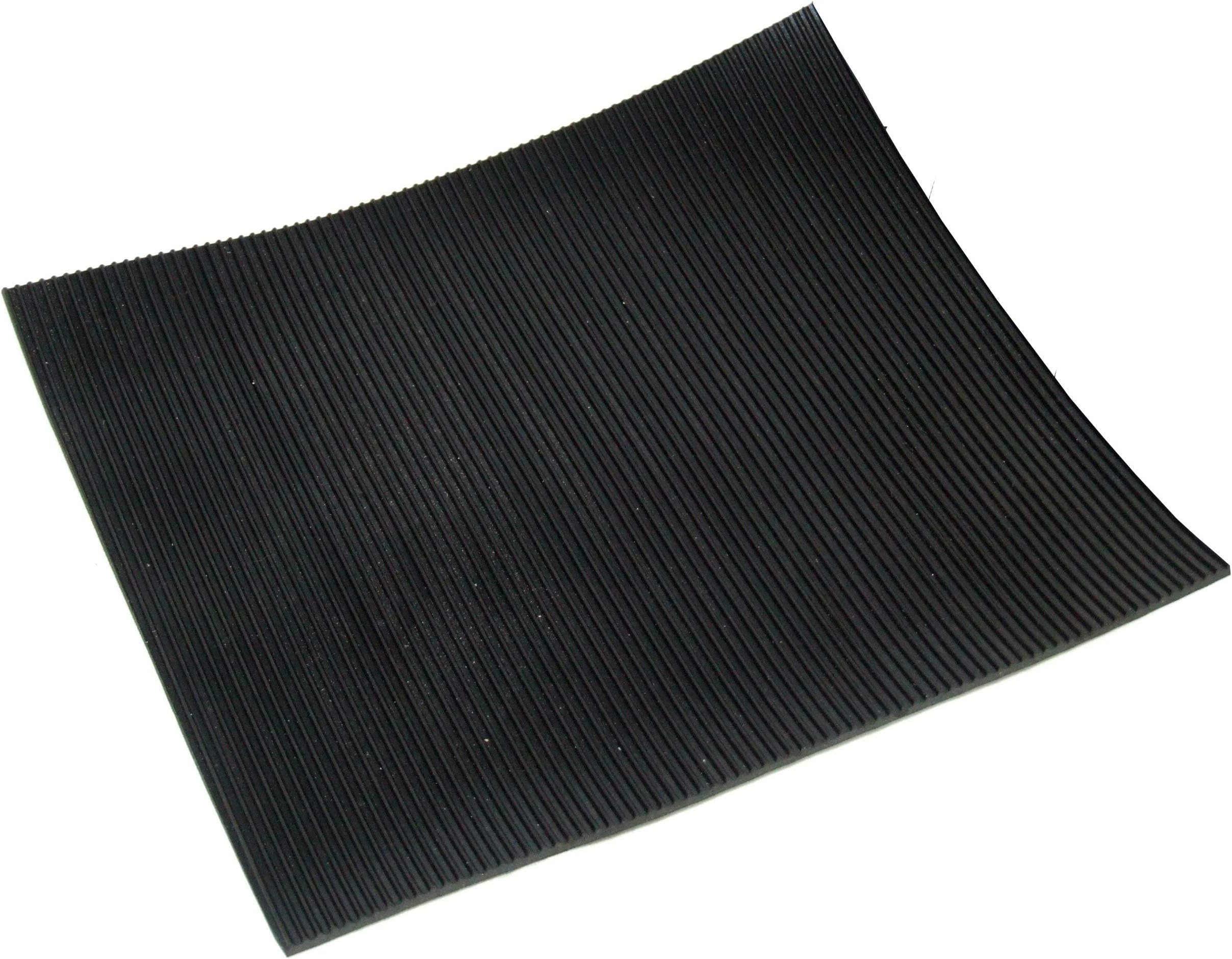 Camthorne Fine Ribbed Rubber Matting - 10m x 1.2m x 3mm - Anti-Slip ...