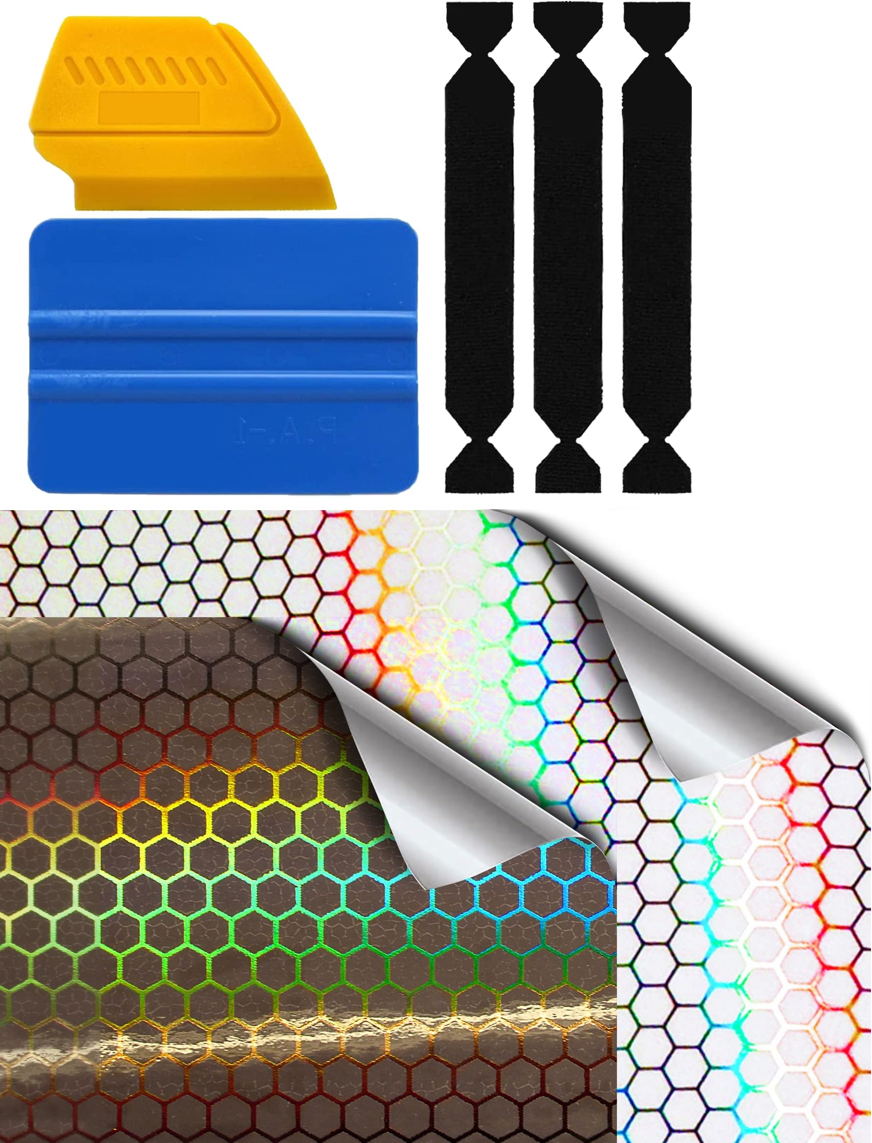 Amazon.com: VViViD Micro Bio HEX+ Air-Tint Clear and Smoke Headlight ...