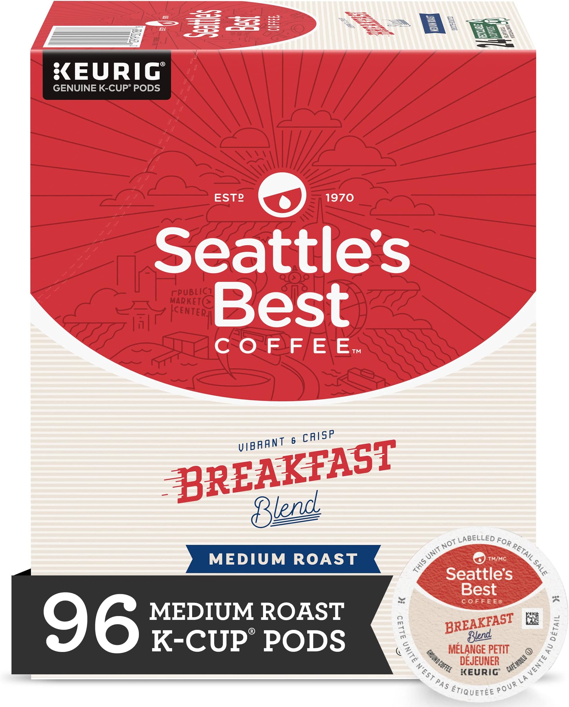 Amazon.com : Seattle's Best Coffee Decaf Portside Blend (Previously ...