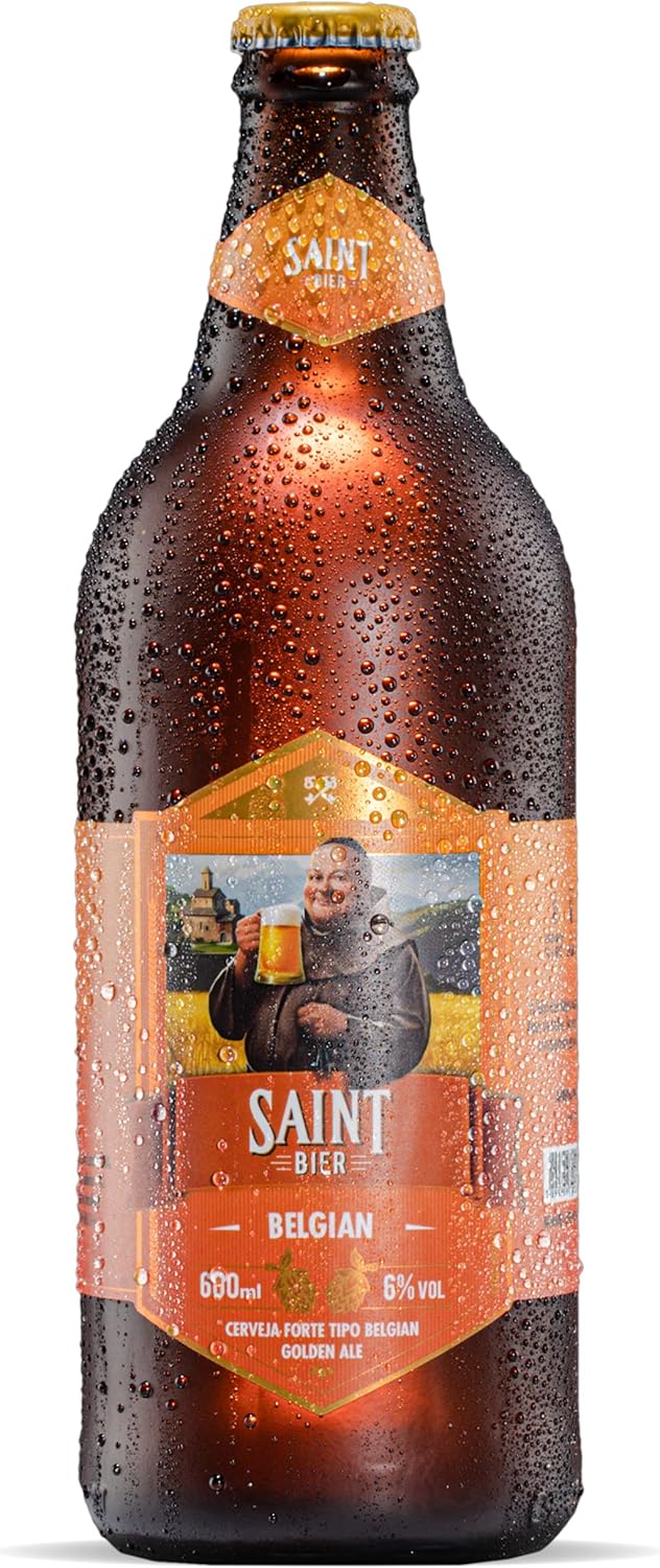 CERVEJA BELGIAN SAINT BIER - 600 ML Saint Bier 600 ml | Amazon.com.br