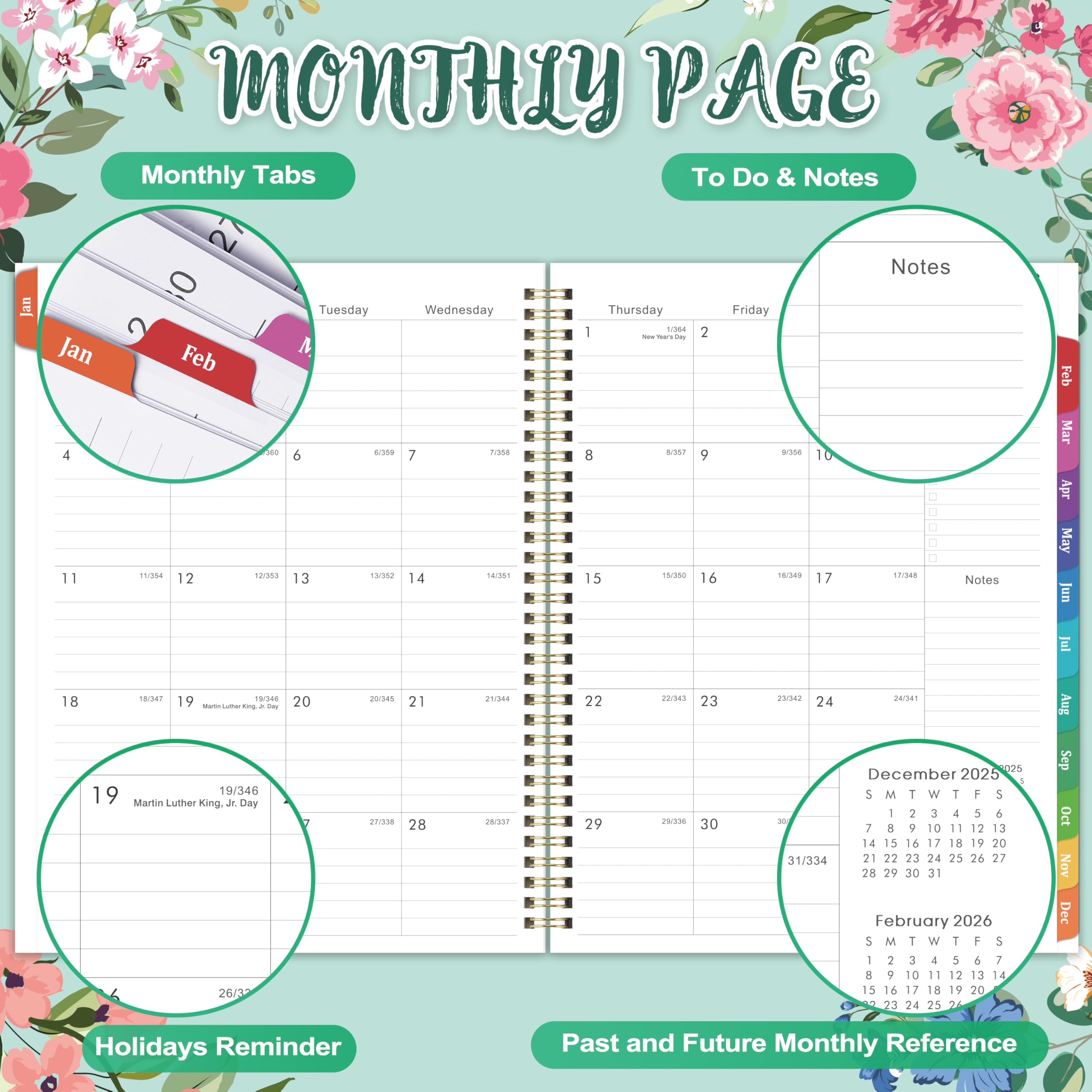 Monthly Planner 20252026 Monthly Calendar 20252026 From July 2025 ...