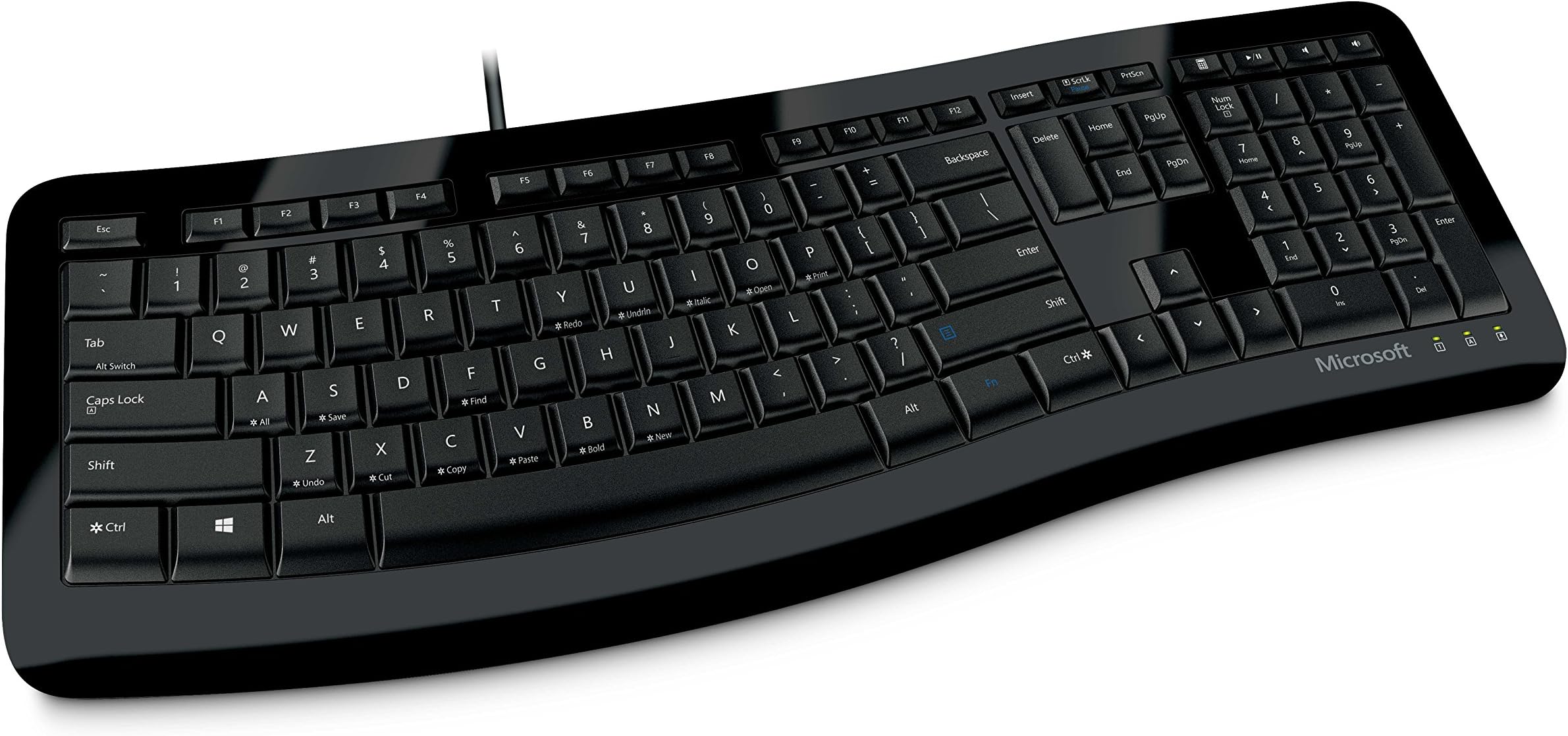 Amazon.com: Microsoft Comfort Curve Keyboard 3000 for Business ...