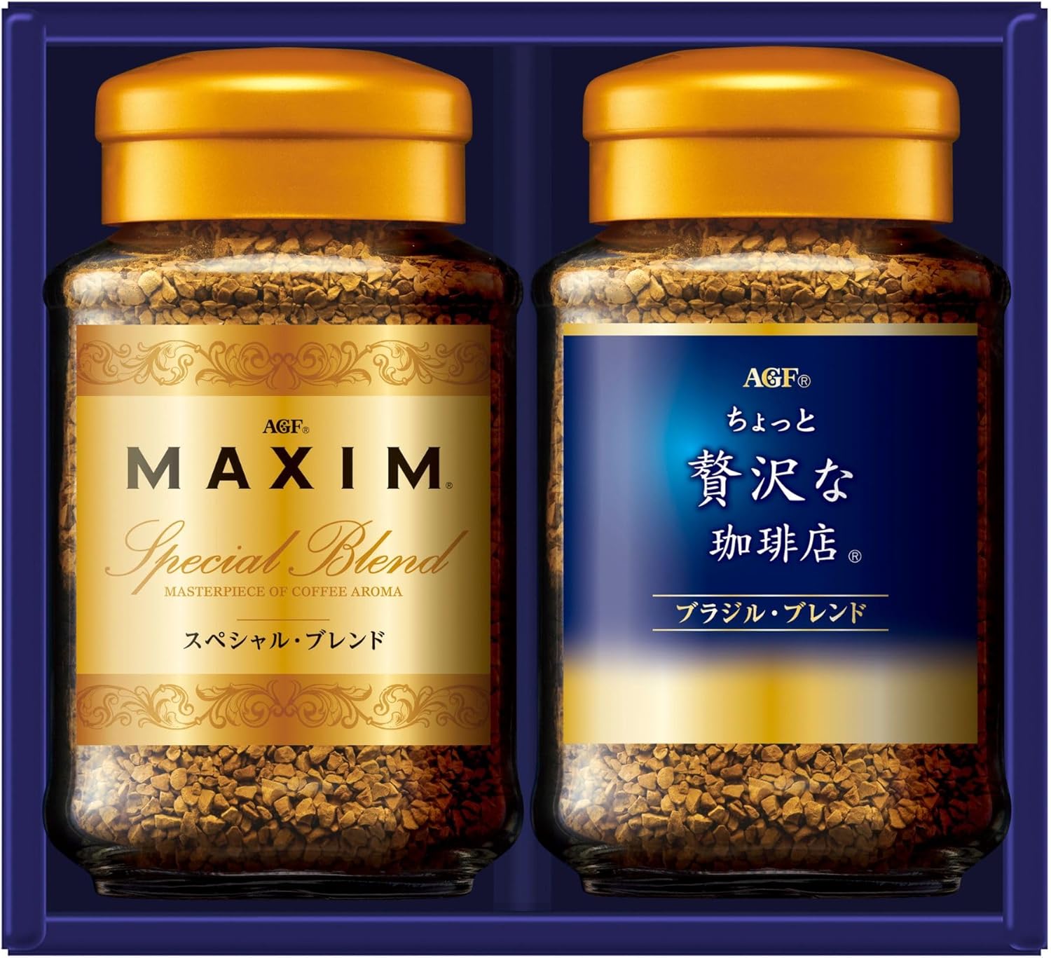 Amazon | AGF ギフト プレミアムインスタントコーヒーギフト 2本 【 マキシム 】【 ちょっと贅沢な珈琲店 】 【 コーヒーギフト 】 | AGF(エージーエフ) | コーヒーギフト 通販
