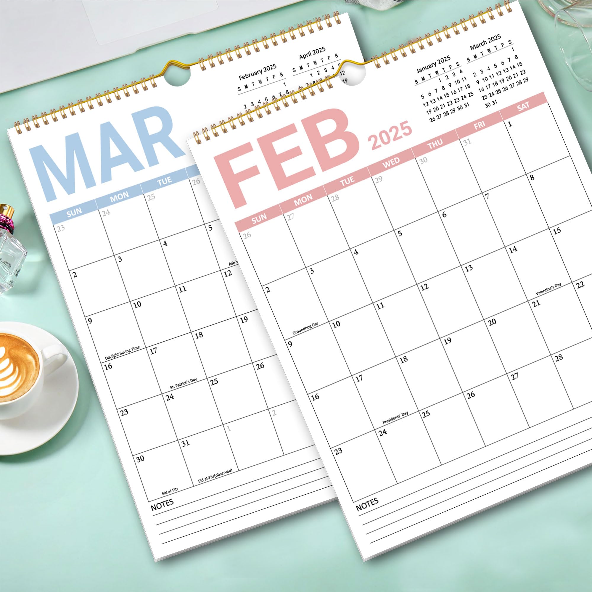 Snapklik.com : 2025 Wall Calendar - Run From January 2025 To December ...