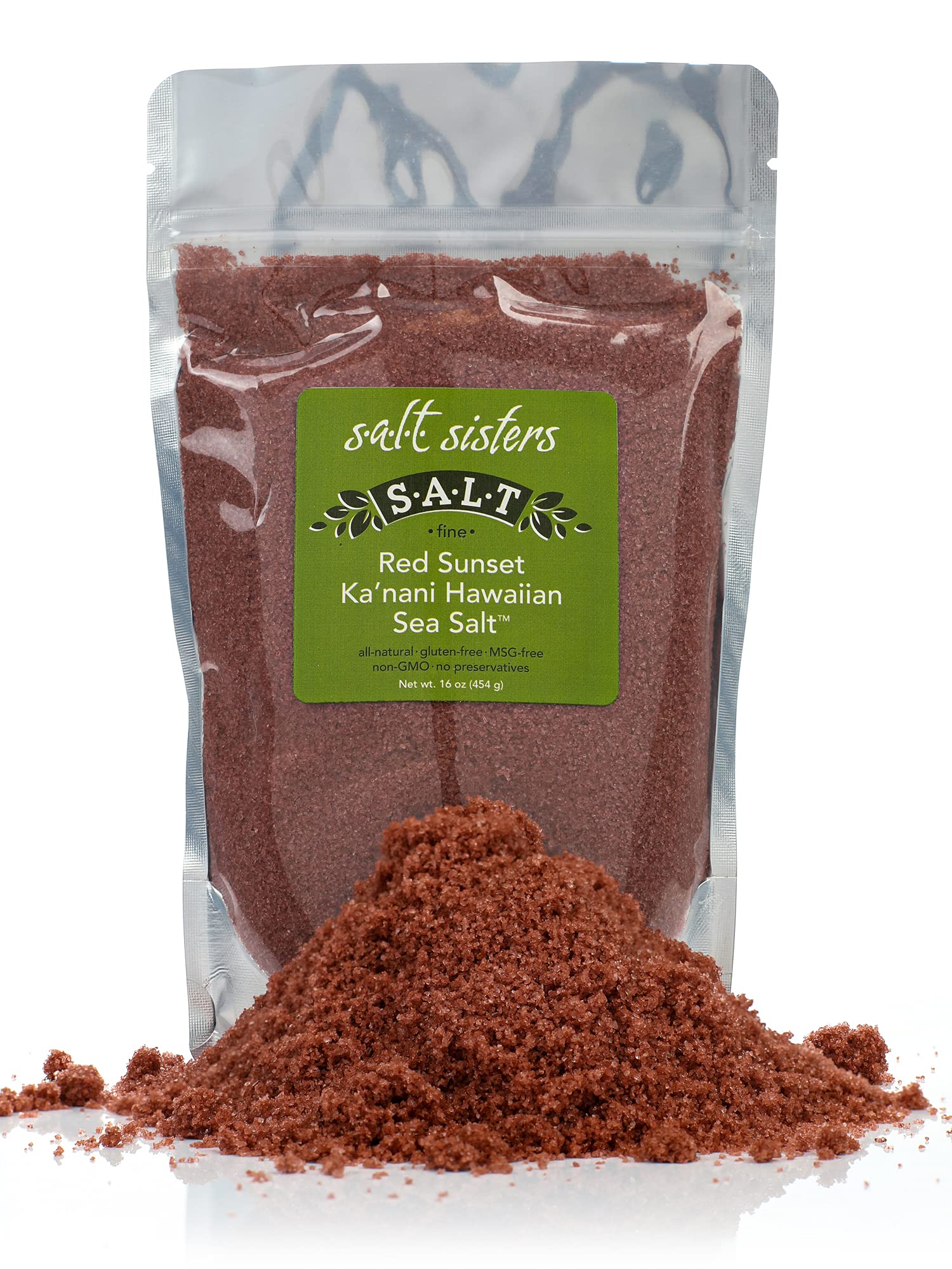Amazon.com : Red Sunset Ka'nani Hawaiian Sea Salt | All-Natural, Gluten ...