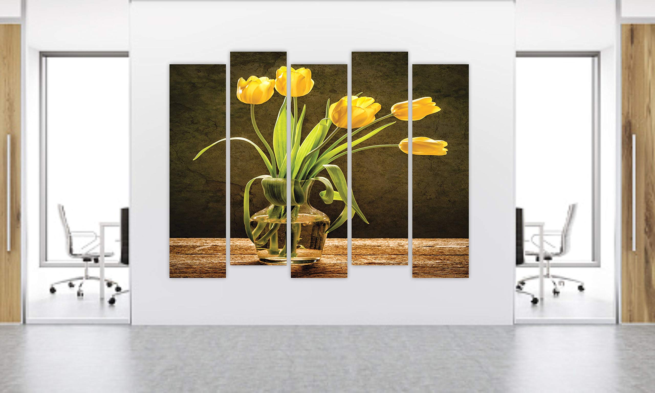 Buy Decor Production Multiple Frames Split Art Texture MDF Wall ...