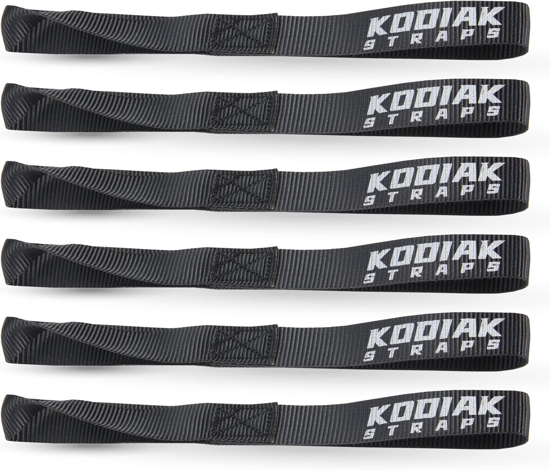 Amazon.com: Heavy Duty 1,200lb. Workload Soft Loop Tie Down Straps for ...