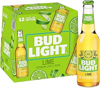 Amazon.com: Bud Light Cerveza de lima, paquete de 12 cervezas, botellas de 12 onzas líquidas ...